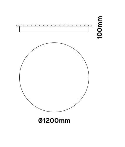 NOMO 1 Lampe de plafond By KEYLIGHT
