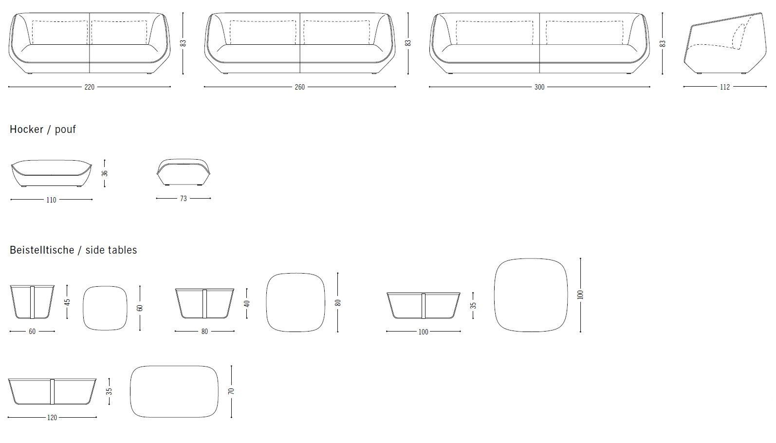 NOOK Sofa By COR | design Jehs+Laub
