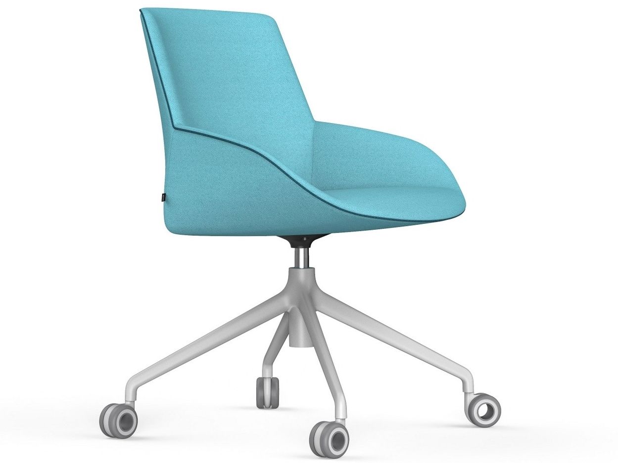 NOOM 30 Upholstered fabric office chair with castors By ACTIU | design ...