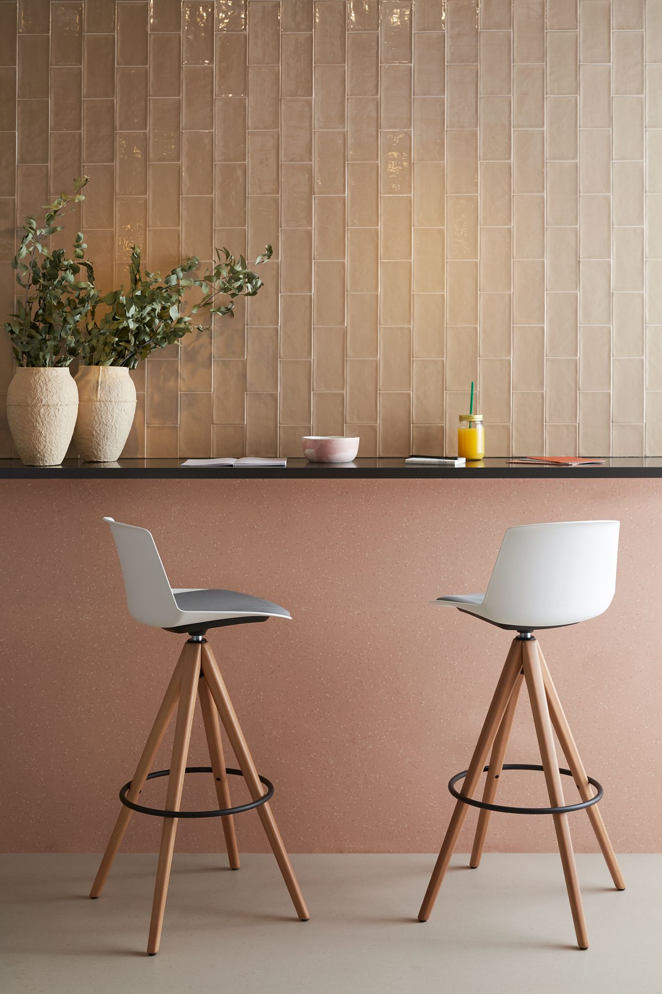 NOOM | Stool with integrated cushion Noom Collection By ACTIU design ...