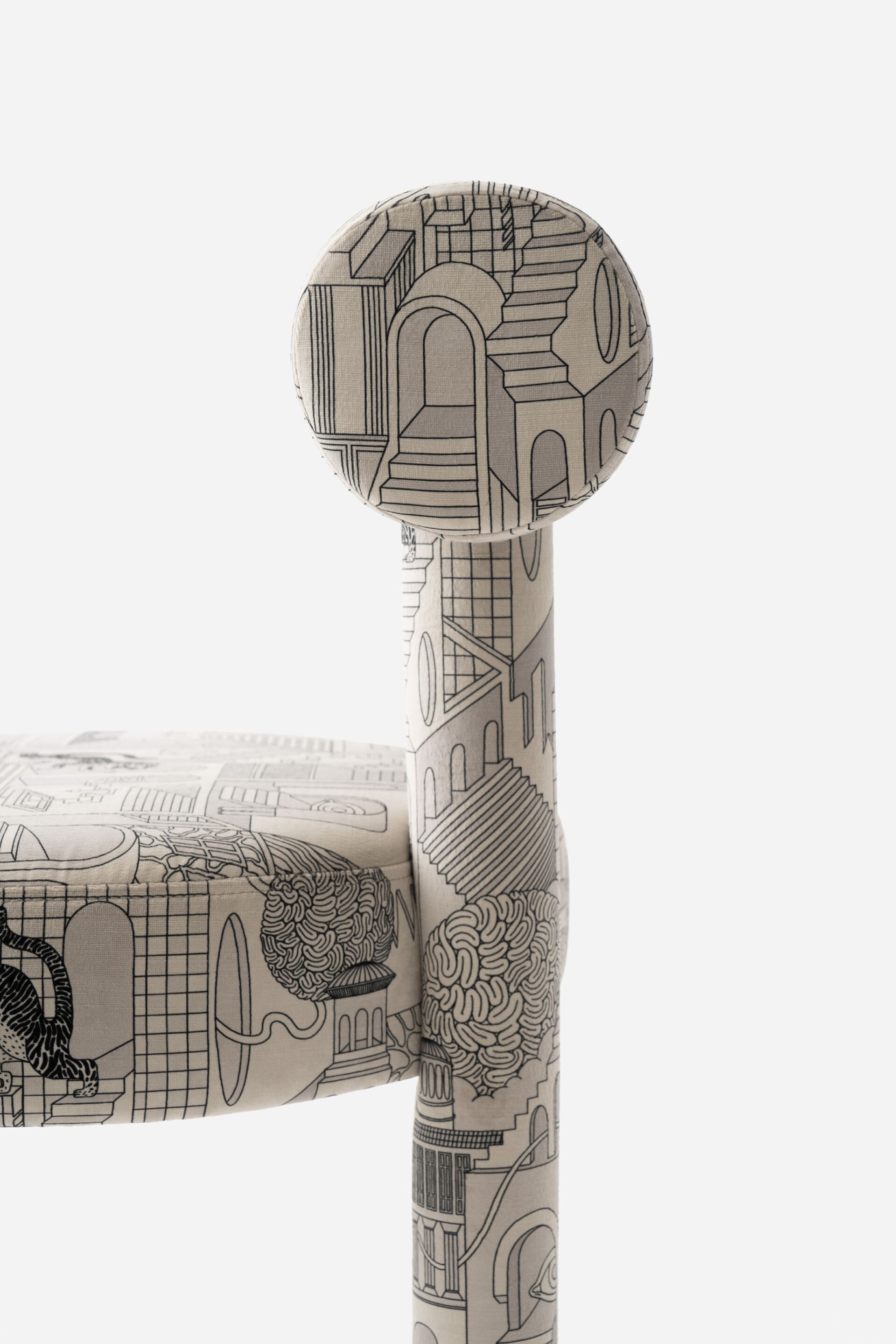 GROPIUS CS1 ARTISTRY EDITION Upholstered fabric chair By NOOM | design ...
