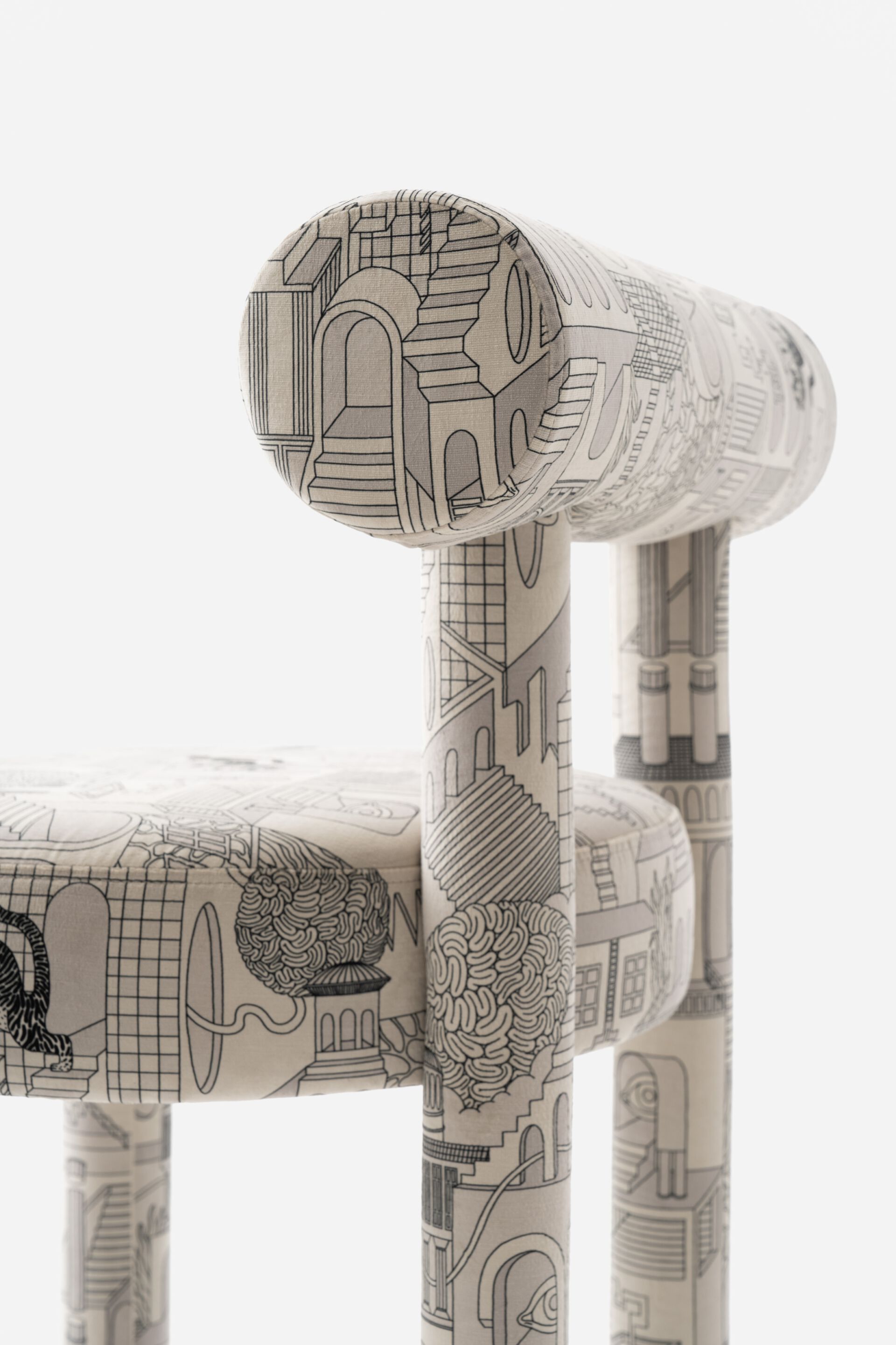 GROPIUS CS1 ARTISTRY EDITION Upholstered fabric chair By NOOM | design ...