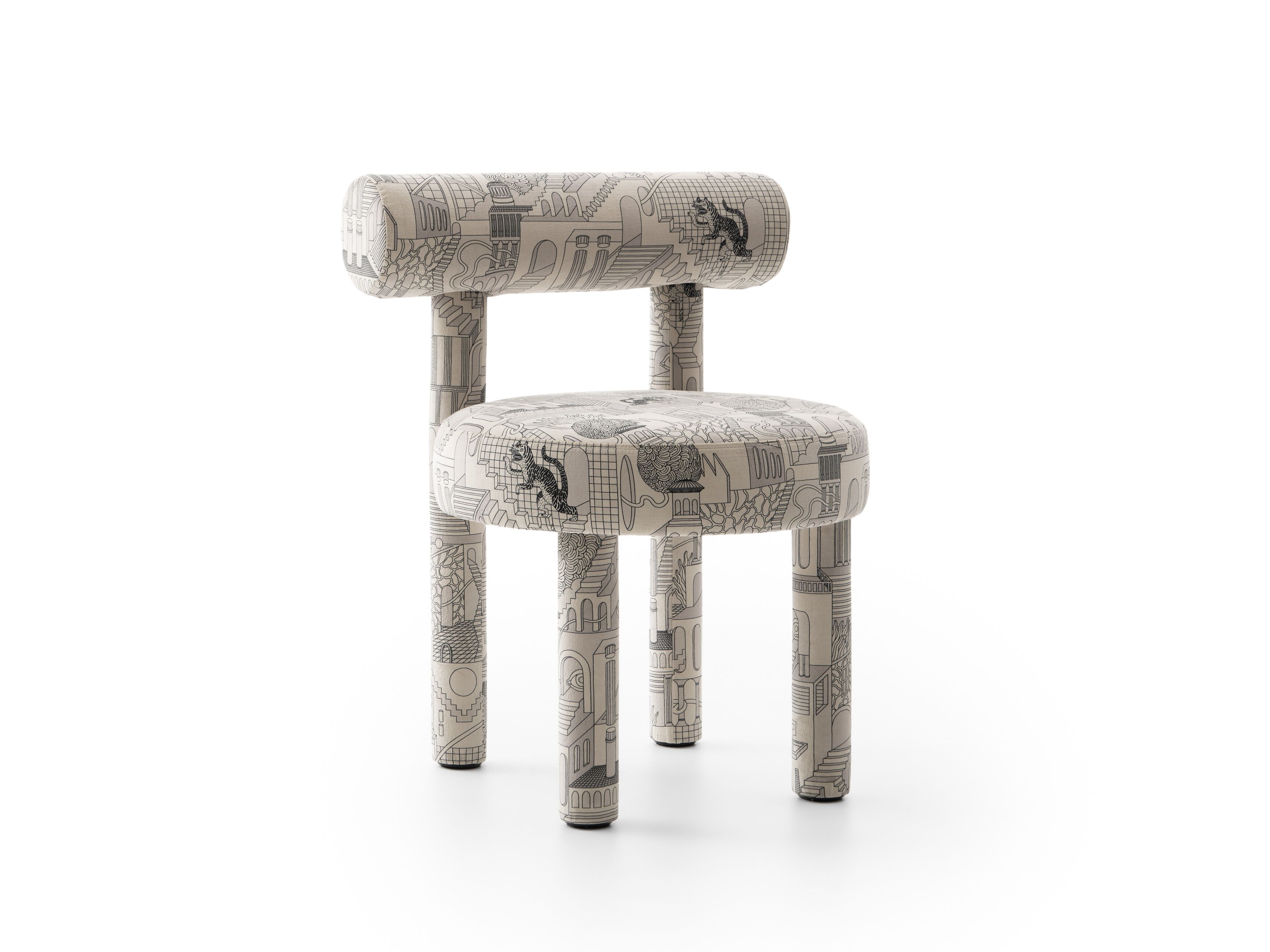 GROPIUS CS1 ARTISTRY EDITION Upholstered fabric chair By NOOM | design ...