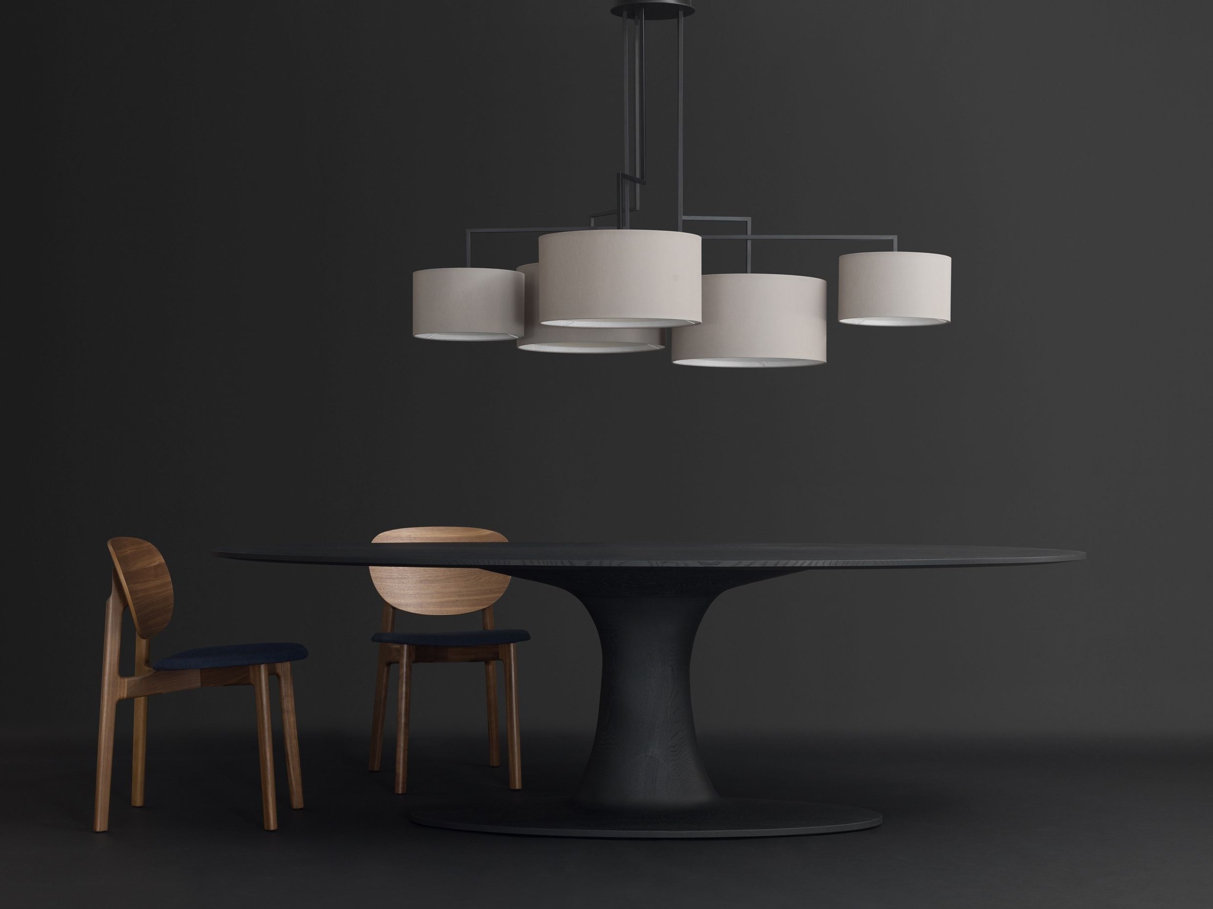 Pendant lamp NOON 5 By ZEITRAUM design El Schmid