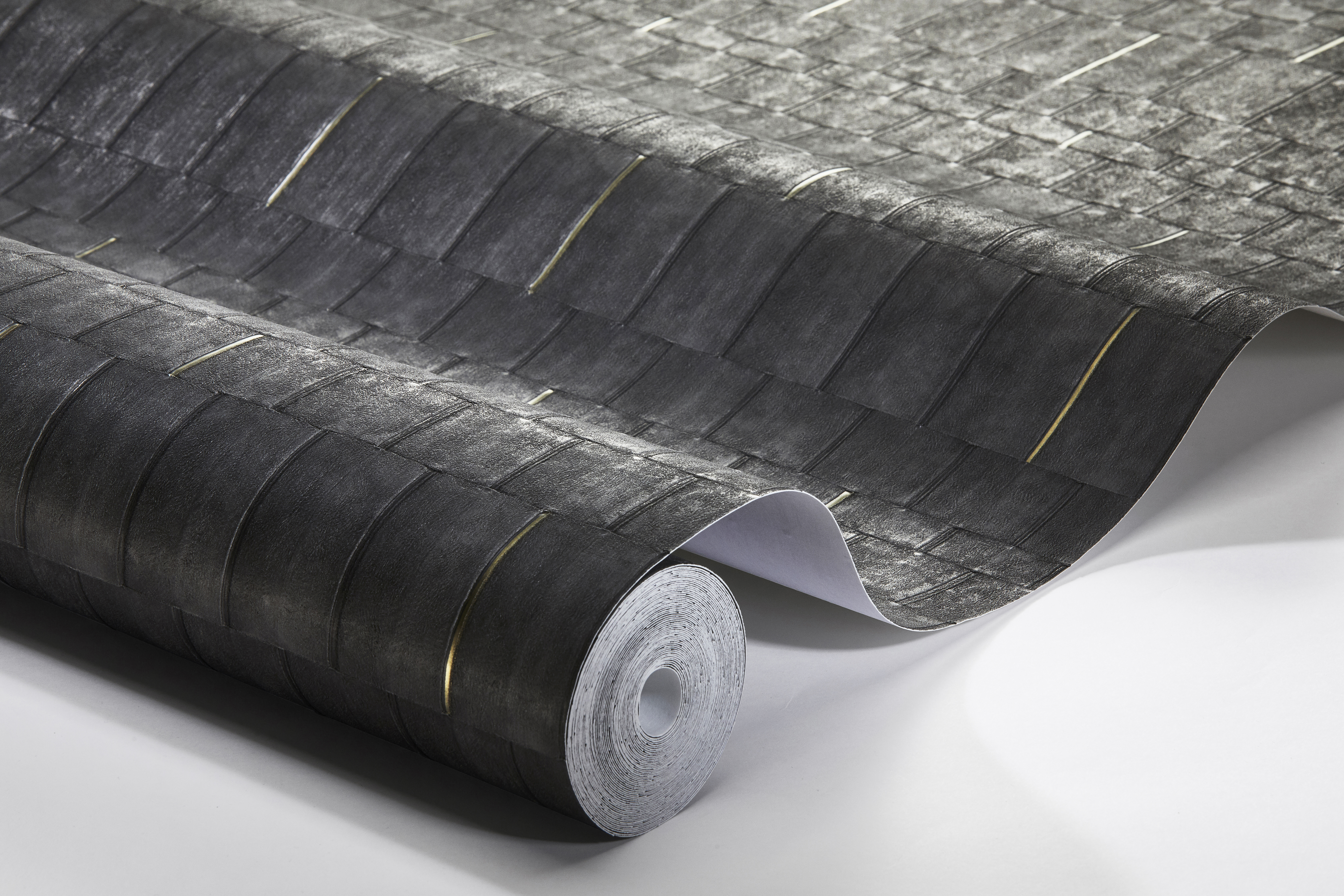Relief Ecological fire retardant synthetic material wallpaper NORI ...