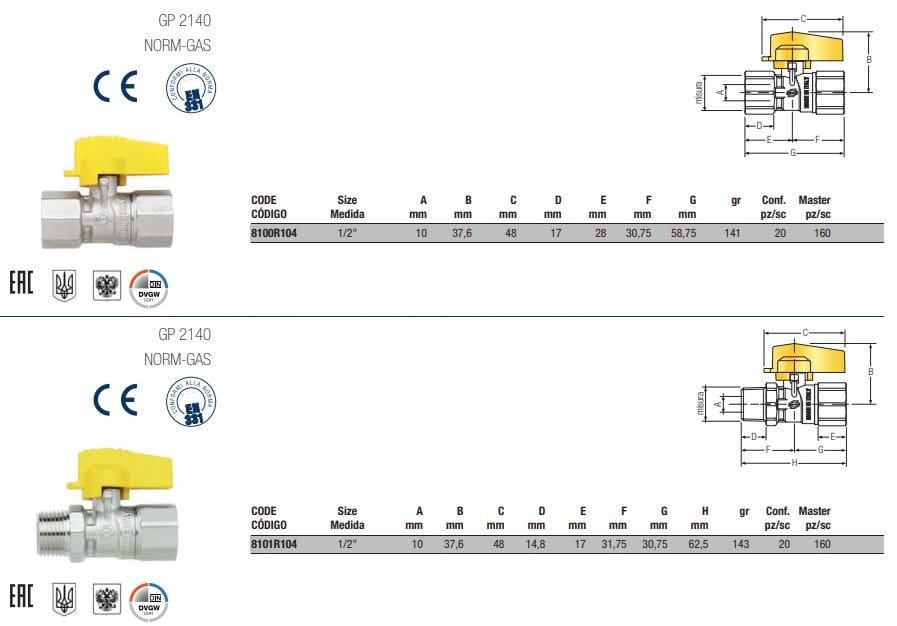 NORM-GAS Pipe for domestic gas network By FIV