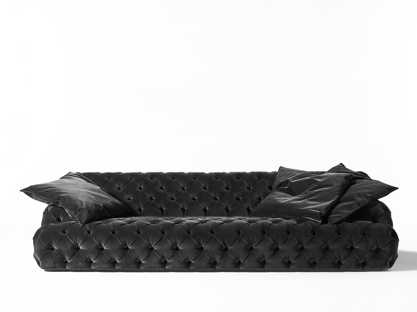 NORTON CAPITONNÉ Sofá capitoné de tela By Meridiani | design Andrea Parisio
