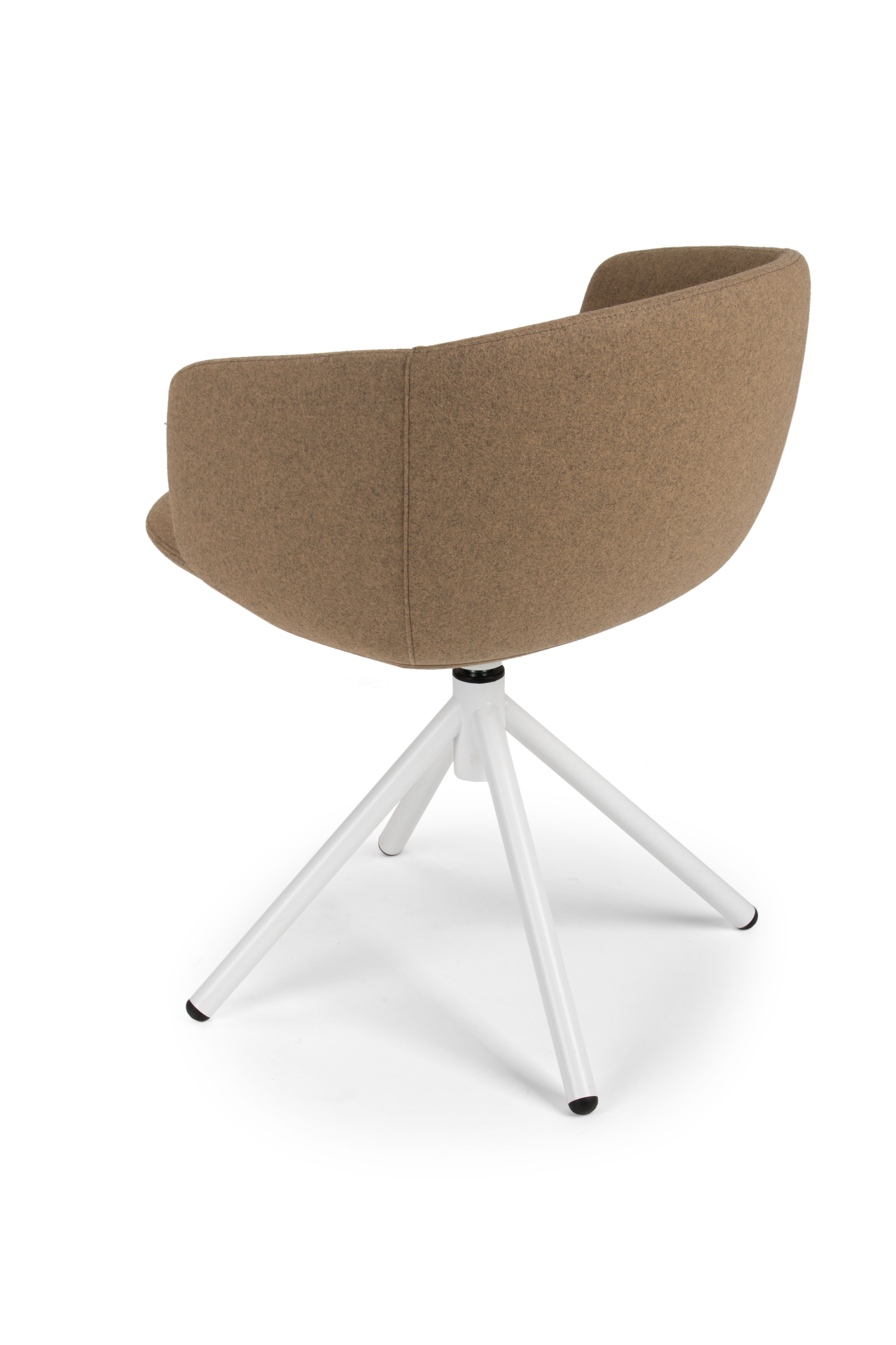 NOT MINI Swivel upholstered chair with armrests By True Design | design ...