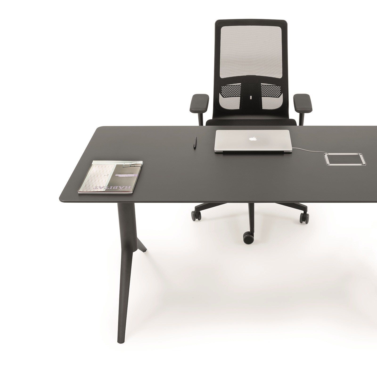 Height-adjustable rectangular workstation desk NOTABLE OPERATIONAL DESK ...