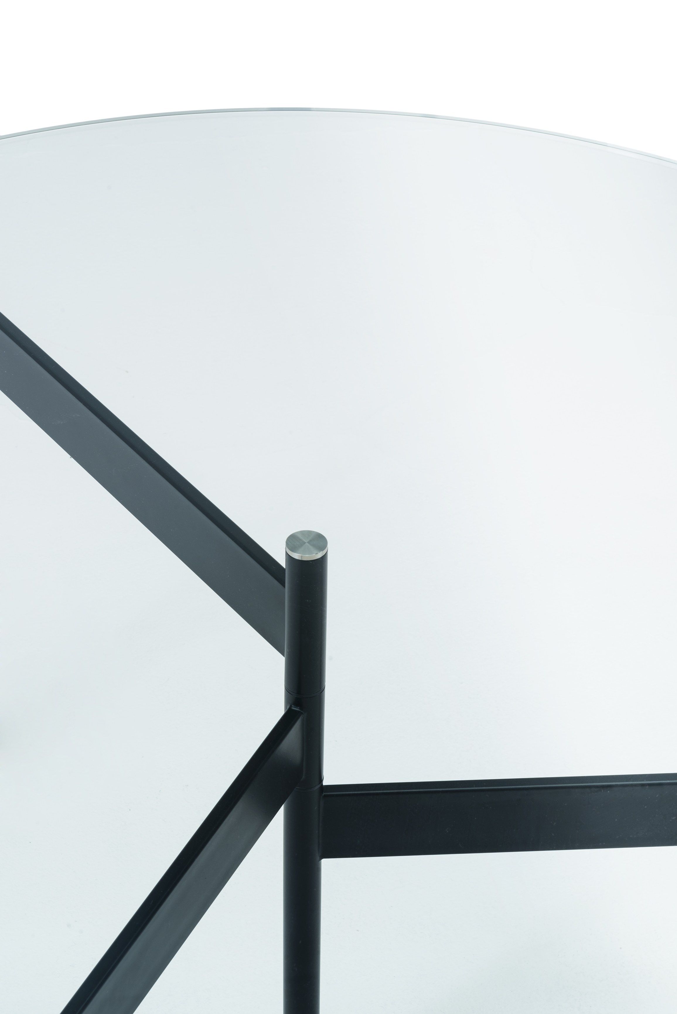 NOTES | Round table Round glass and steel table By Living Divani ...