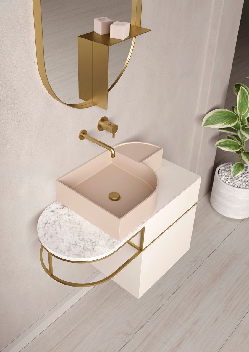 NOUVEAU | Single vanity unit Nouveau Collection By Ex.t design ...