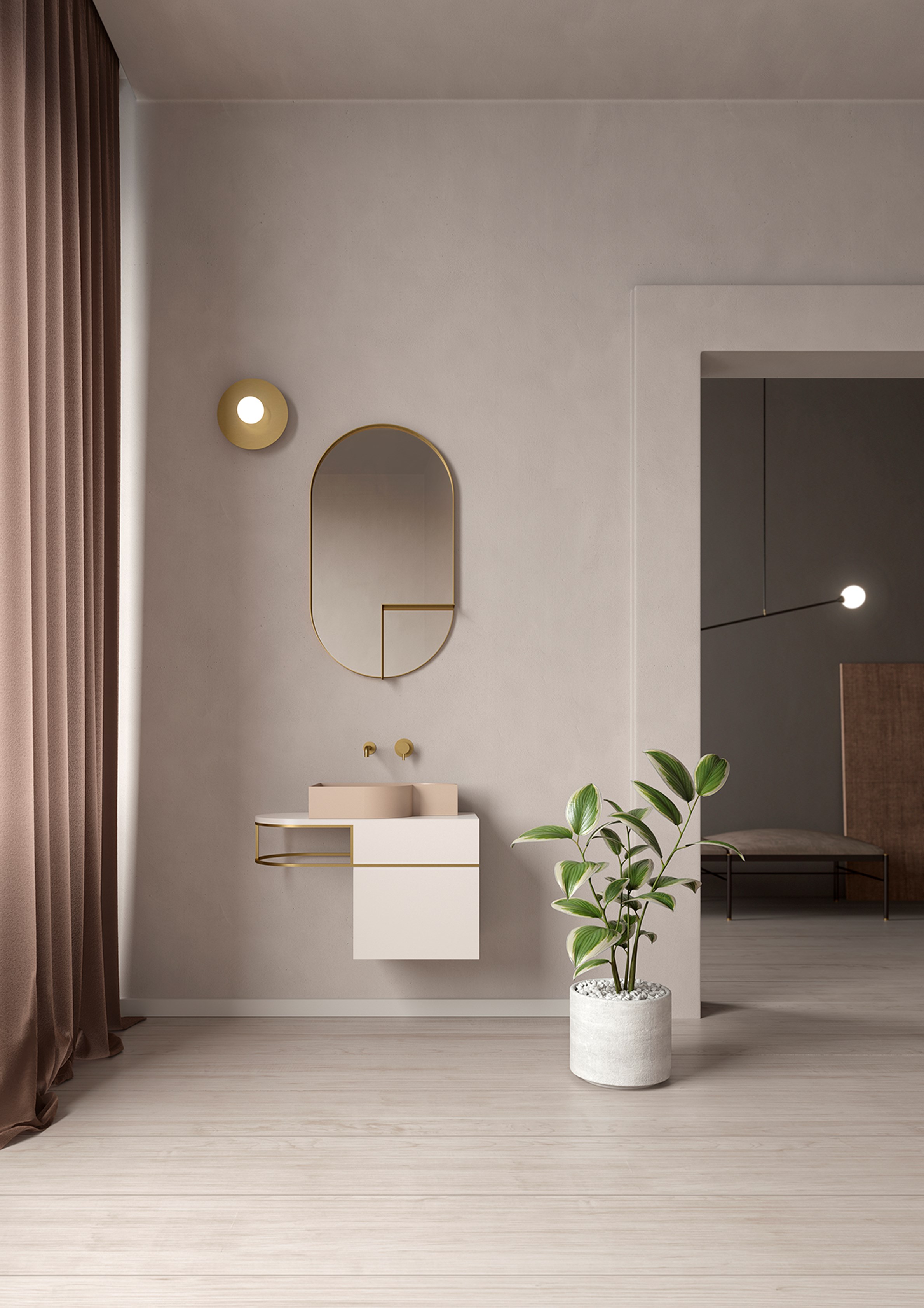 NOUVEAU | Single vanity unit Nouveau Collection By Ex.t design ...