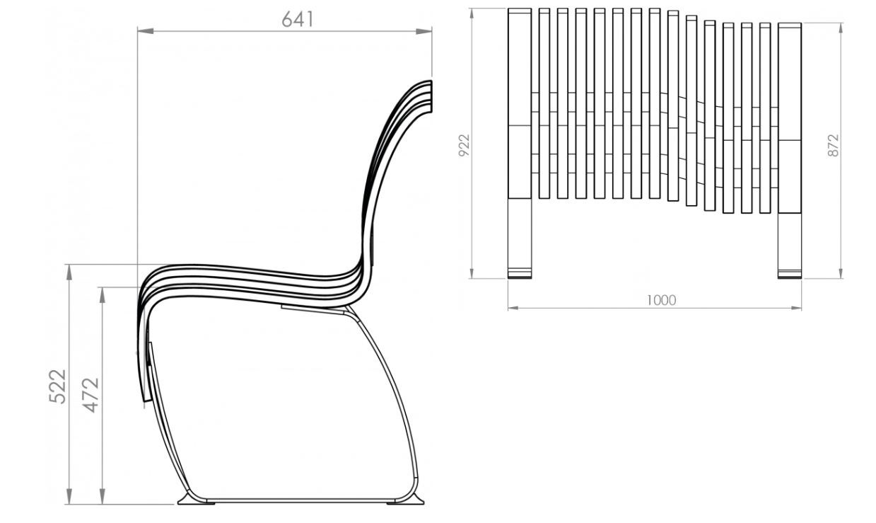 Modular bench seating with back NOVA C BACK ELEVATION Nova C Series ...