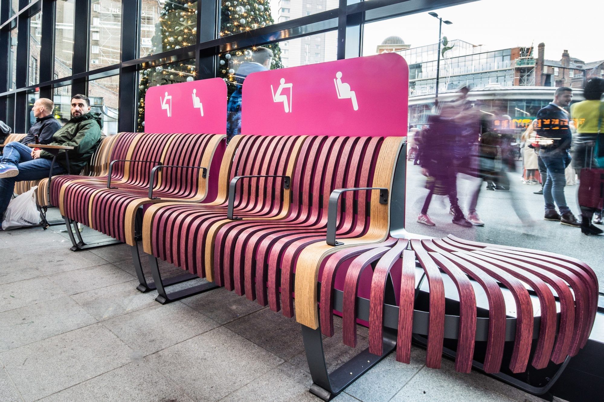 Modular bench seating with back NOVA C BACK ELEVATION Nova C Series ...