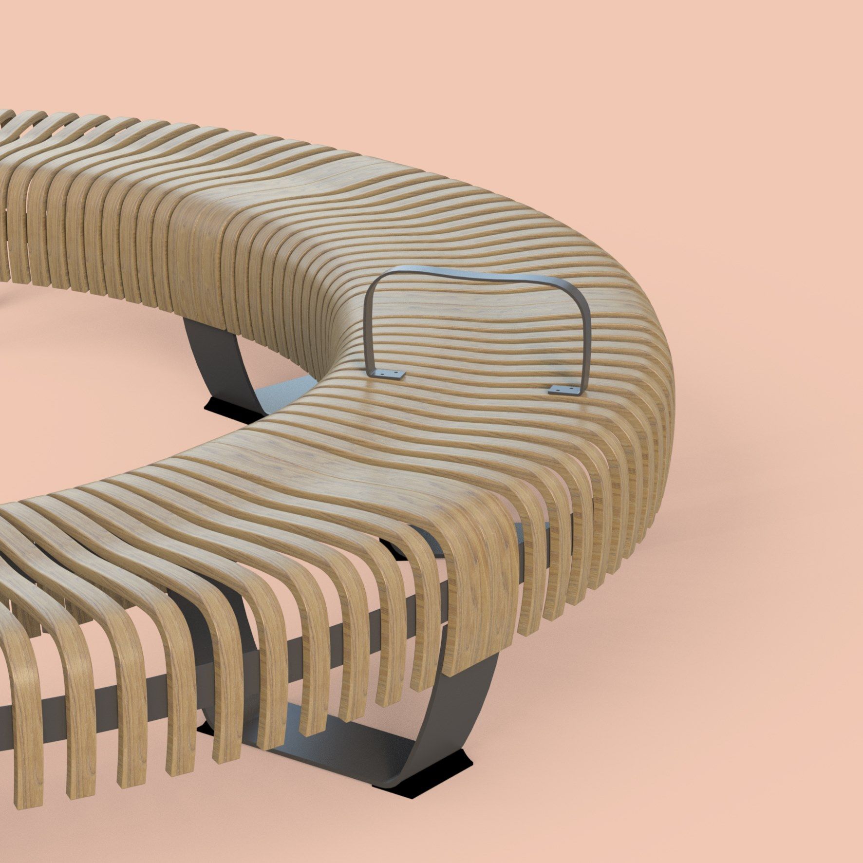 NOVA C BENCH By Green Furniture Concept diseño Johan Berhin