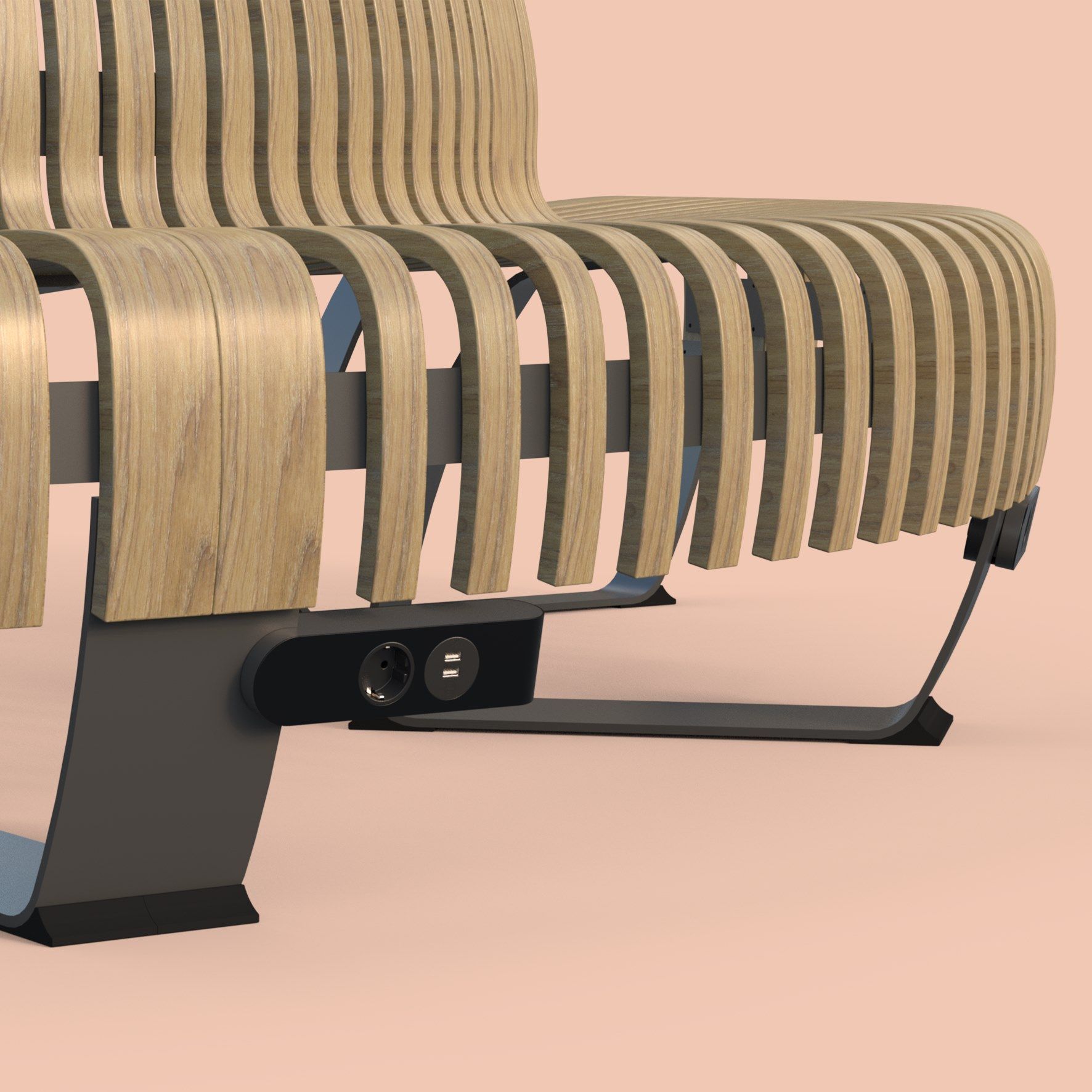 Bench seating with back NOVA C LOUNGE Nova C Series Series By Green ...