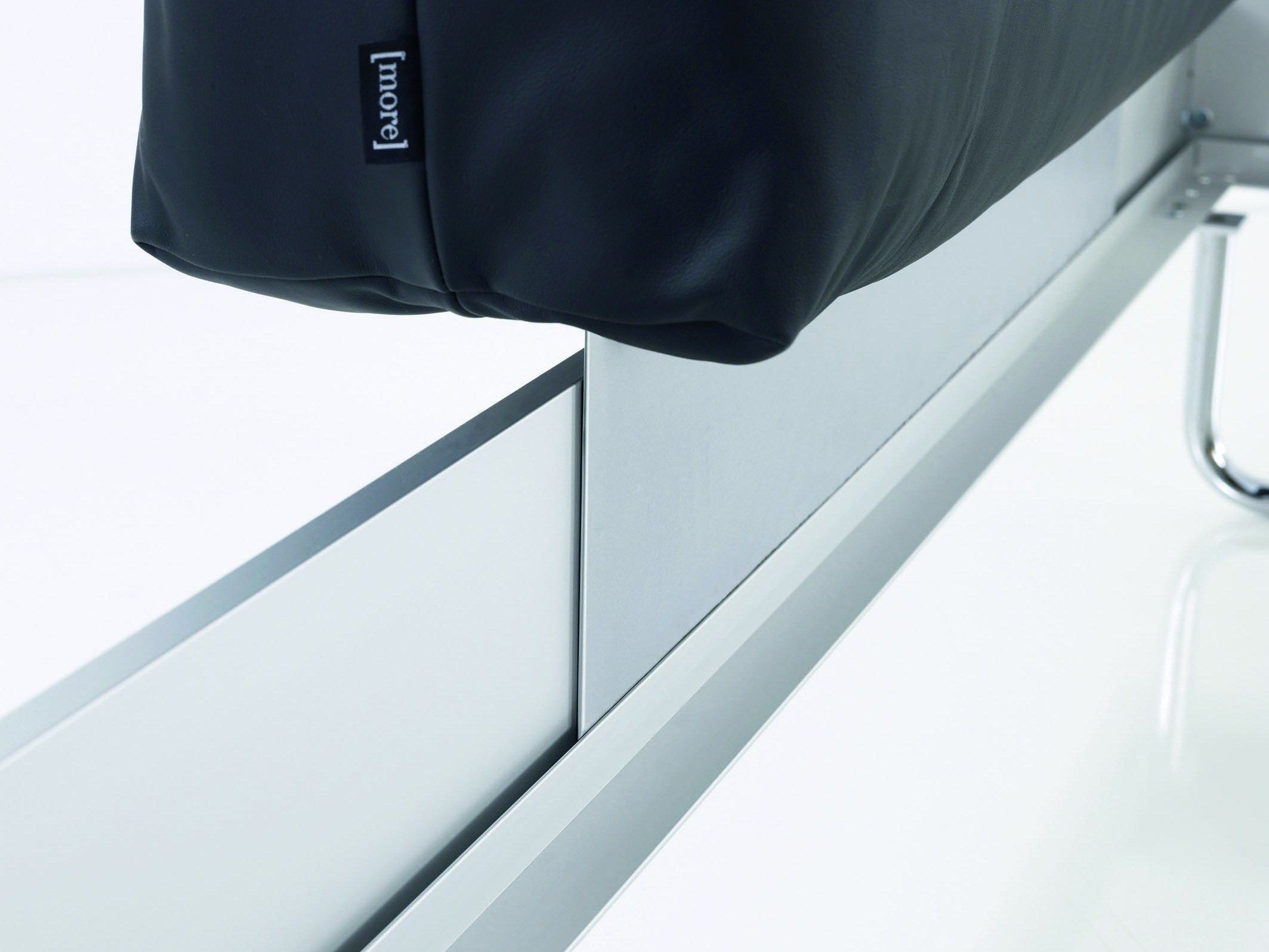 Convertible aluminium bed NOVA By more design Bernhard Müller