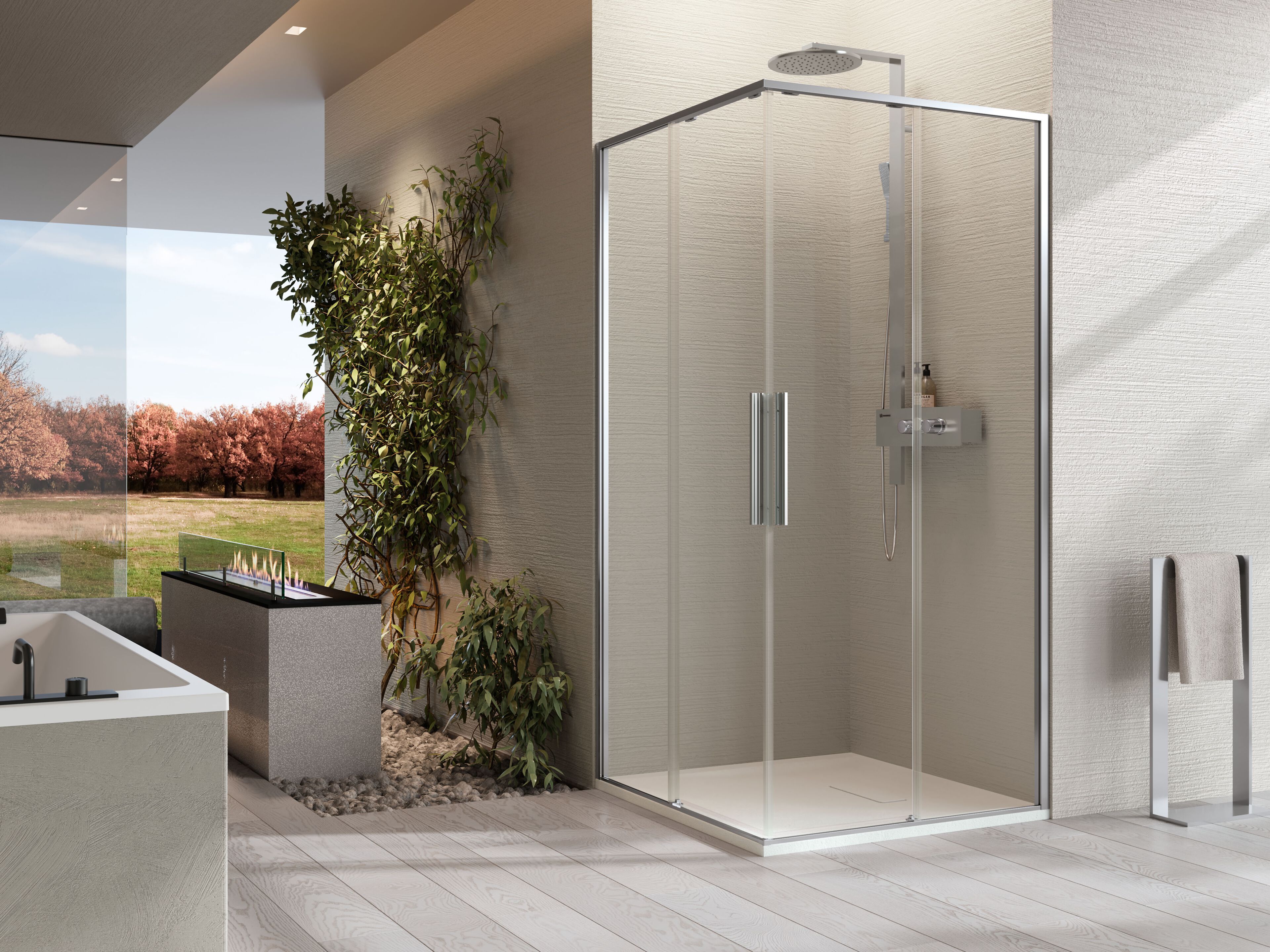 RIGA A Shower cabin By NOVELLINI