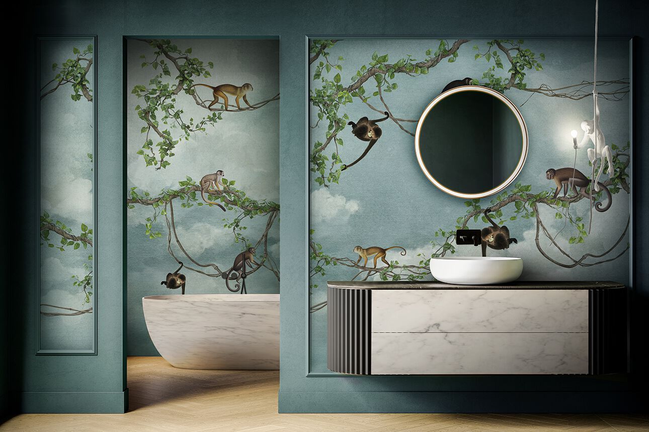 CONCRETE / JUNGLE IN THE CLOUDS 壁纸 By N.O.W. Edizioni