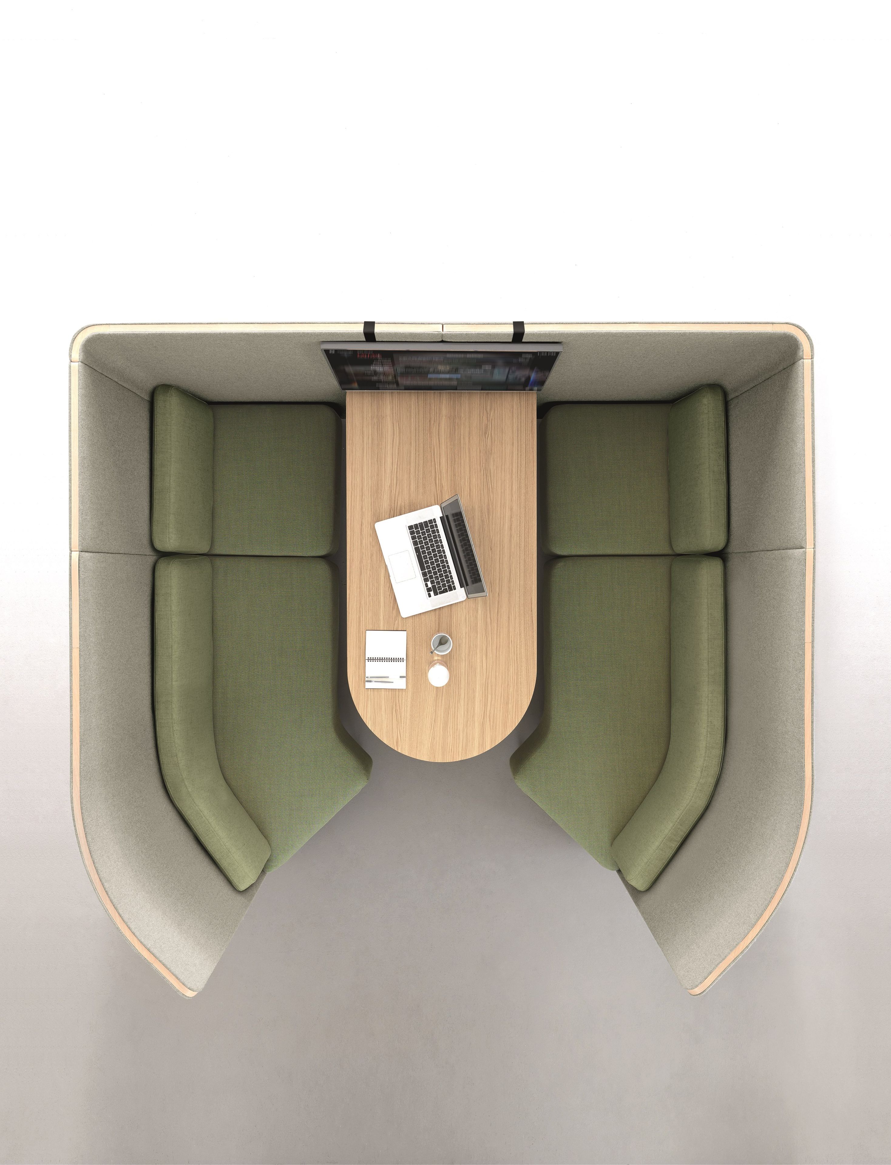 NUCLEO Acoustic fabric meeting pod By Martex