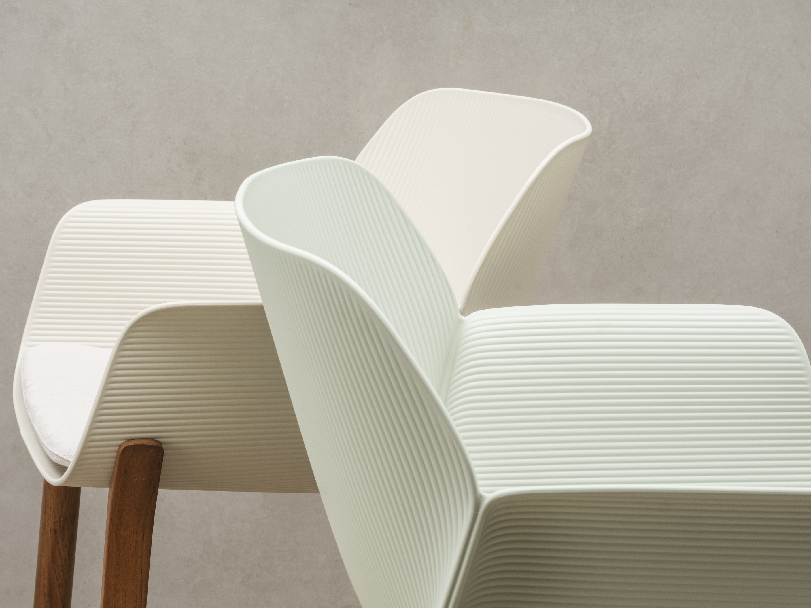 Technopolymer chair with armrests NUEZ SO2770 Nuez Collection By Andreu ...