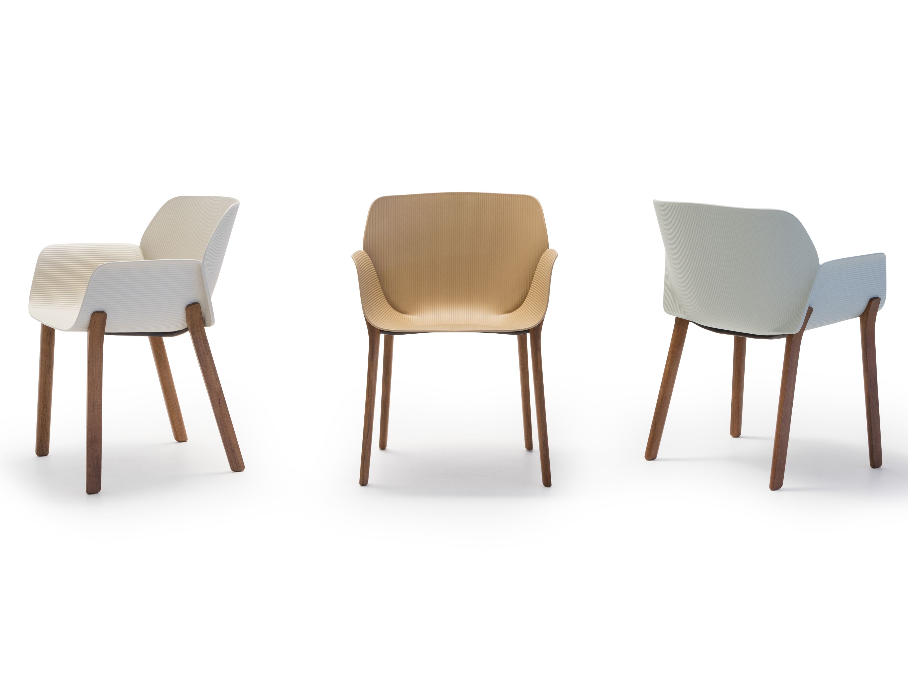 Technopolymer chair with armrests NUEZ SO2770 Nuez Collection By Andreu ...