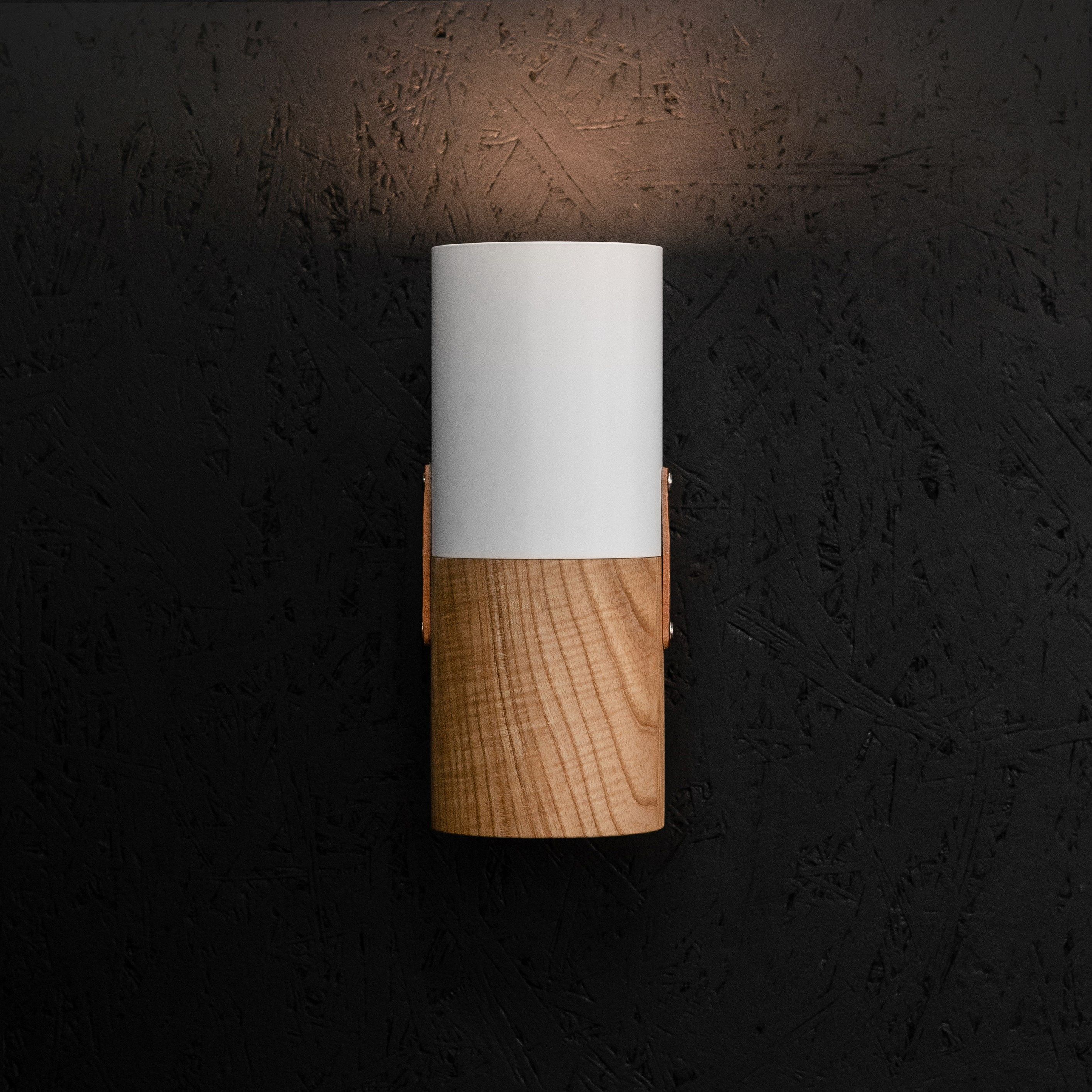 Adjustable aluminium and wood wall light NUT W By MZPA design KononenkoID
