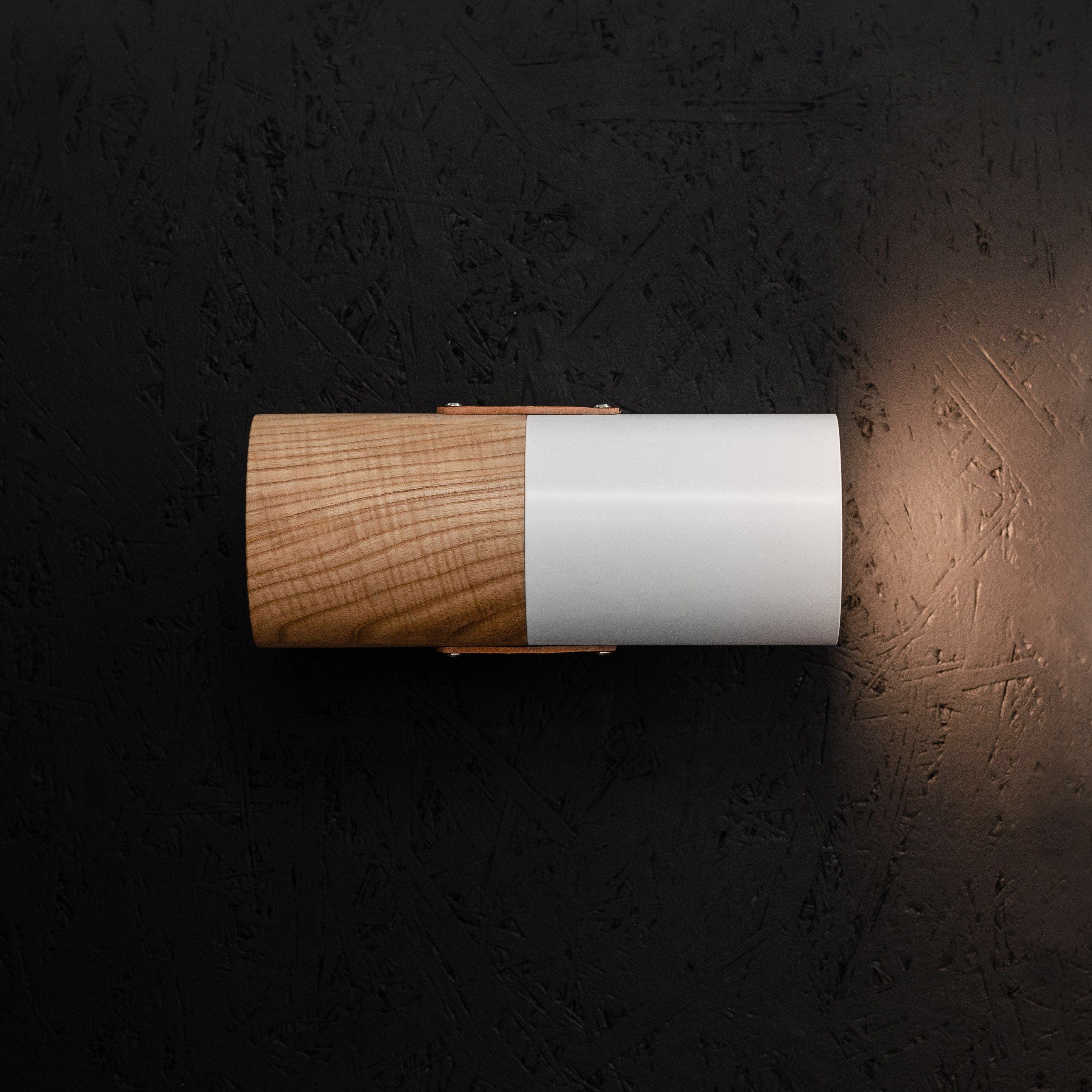 Adjustable aluminium and wood wall light NUT W By MZPA design KononenkoID