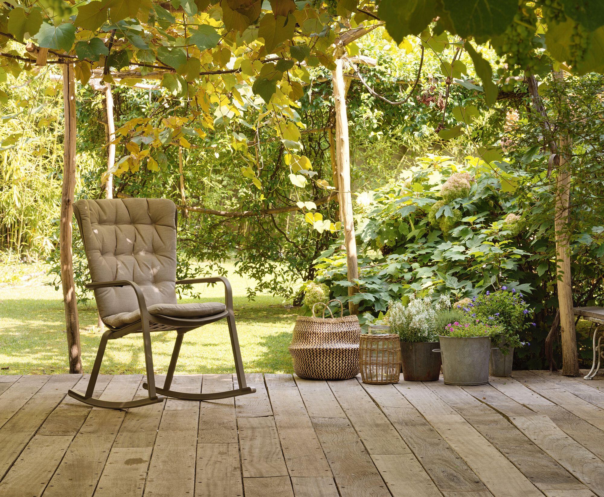 FOLIO ROCKING Rocking polypropylene garden chair By Nardi | design ...