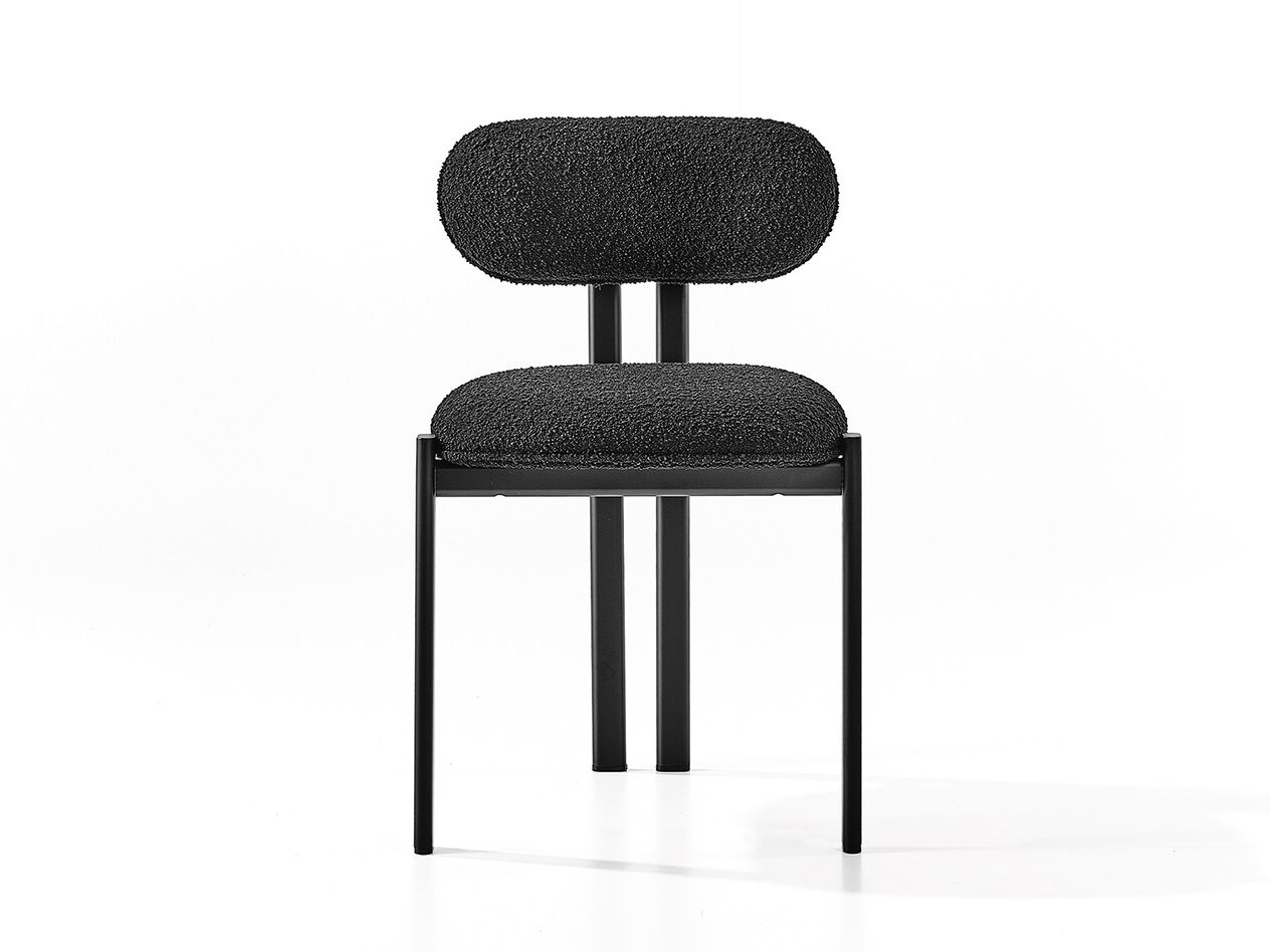 BAY METAL Upholstered metal chair By Nature Design | design Gino Carollo