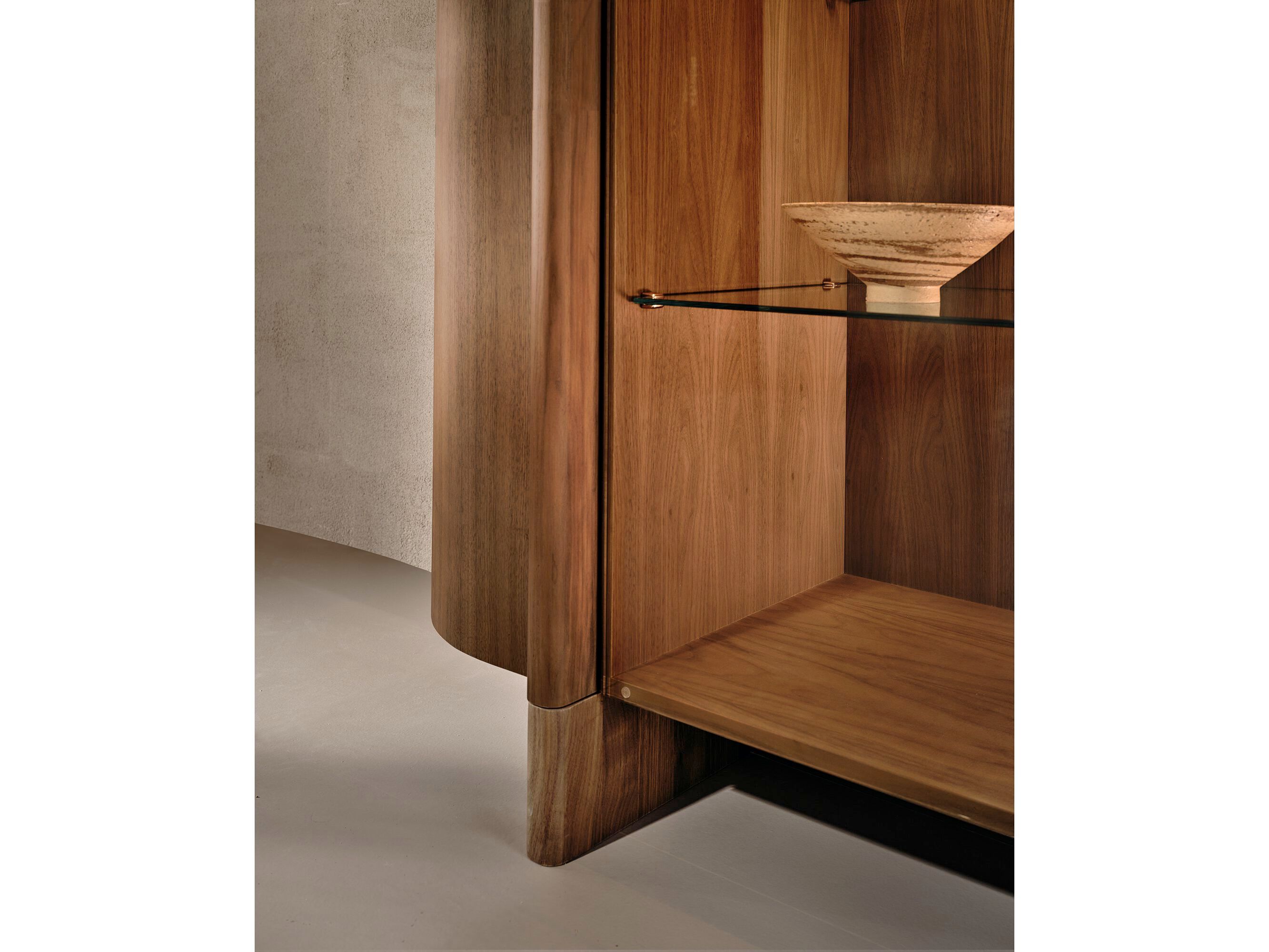 DUSK Wooden highboard with integrated lighting By Naturedesign | design Gino Carollo