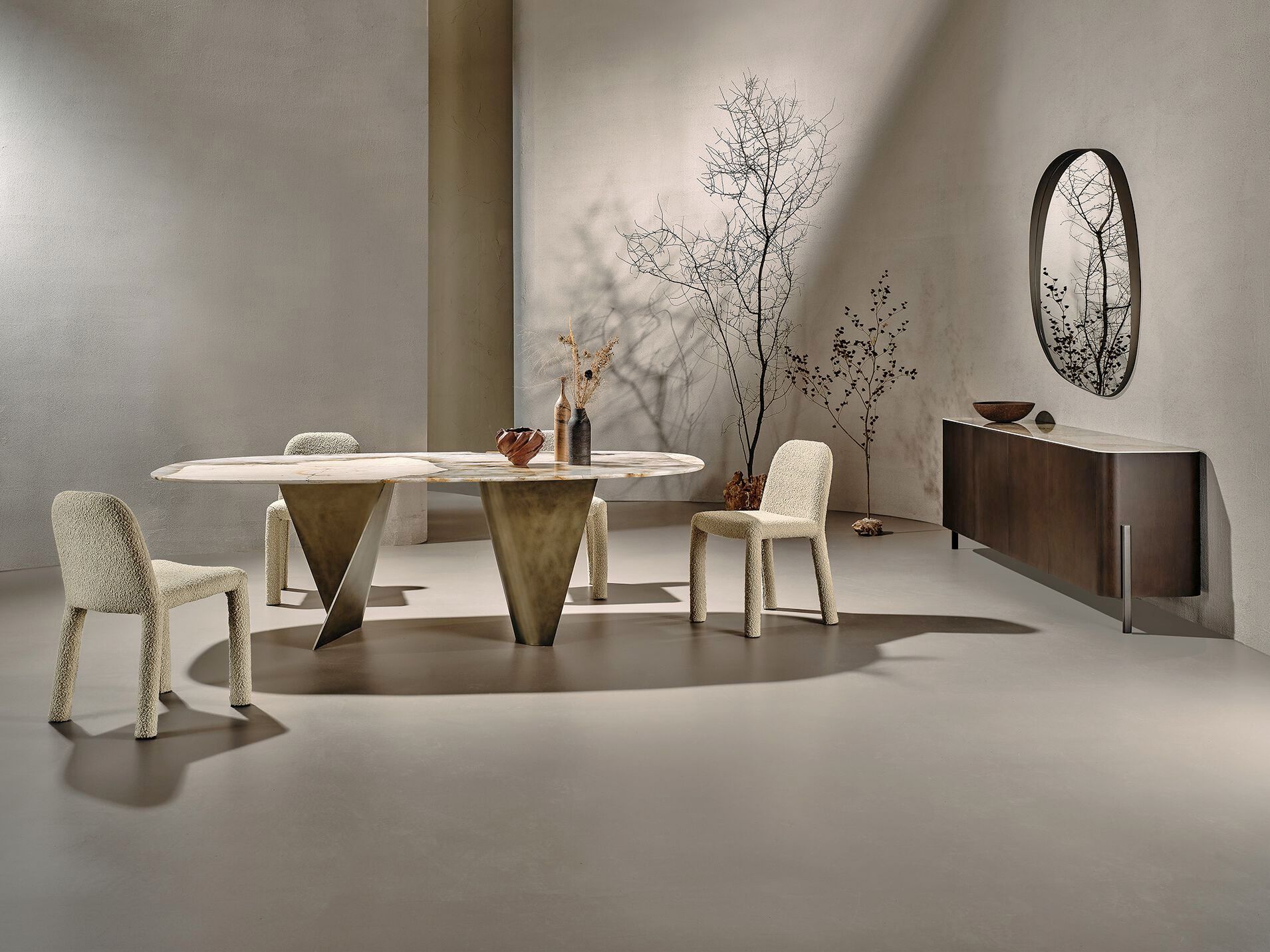 SHELL Sideboard By Nature Design | design Gino Carollo