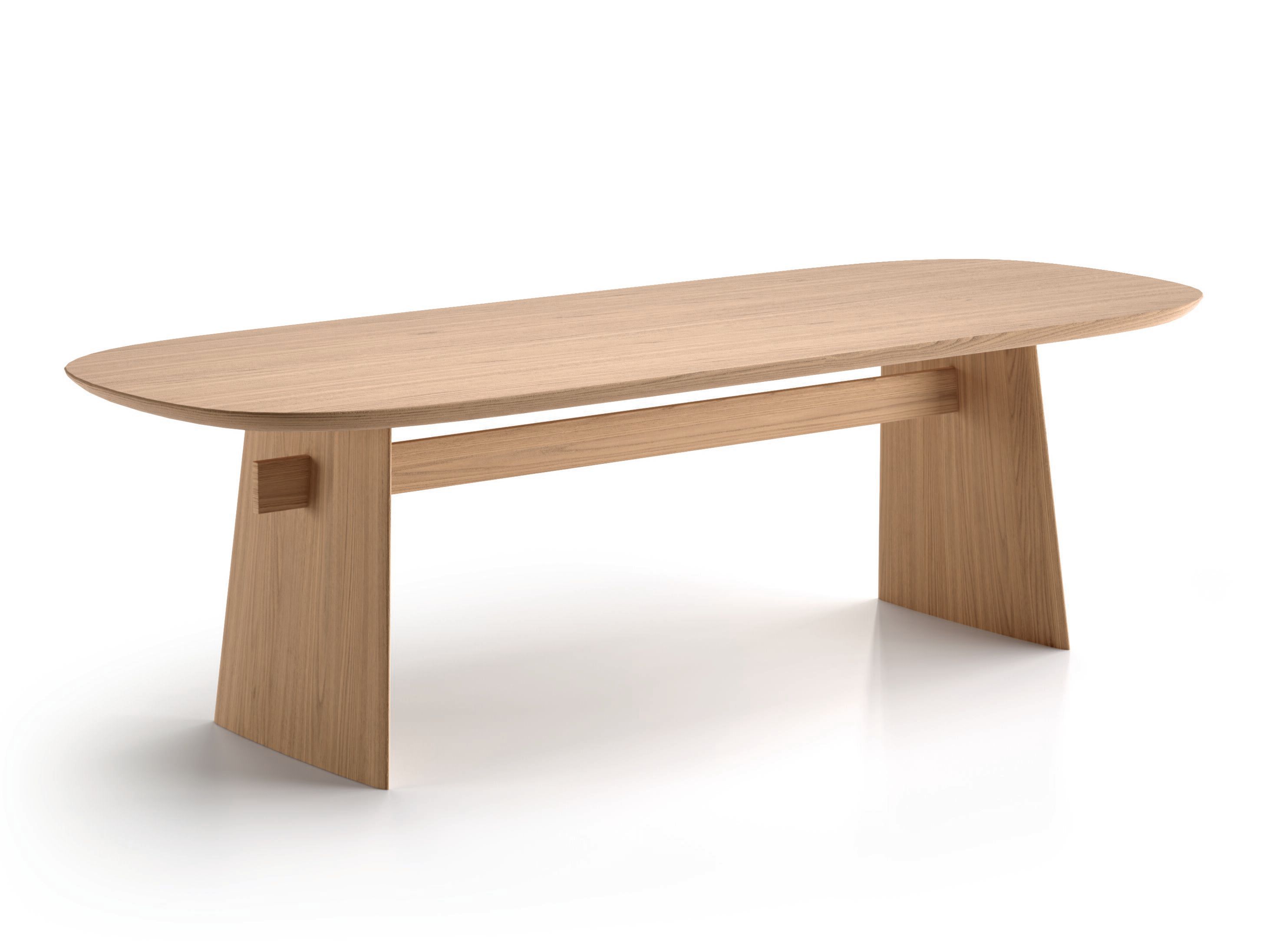 ADAM Wooden dining table By Natuzzi Italia | design Marcel Wanders