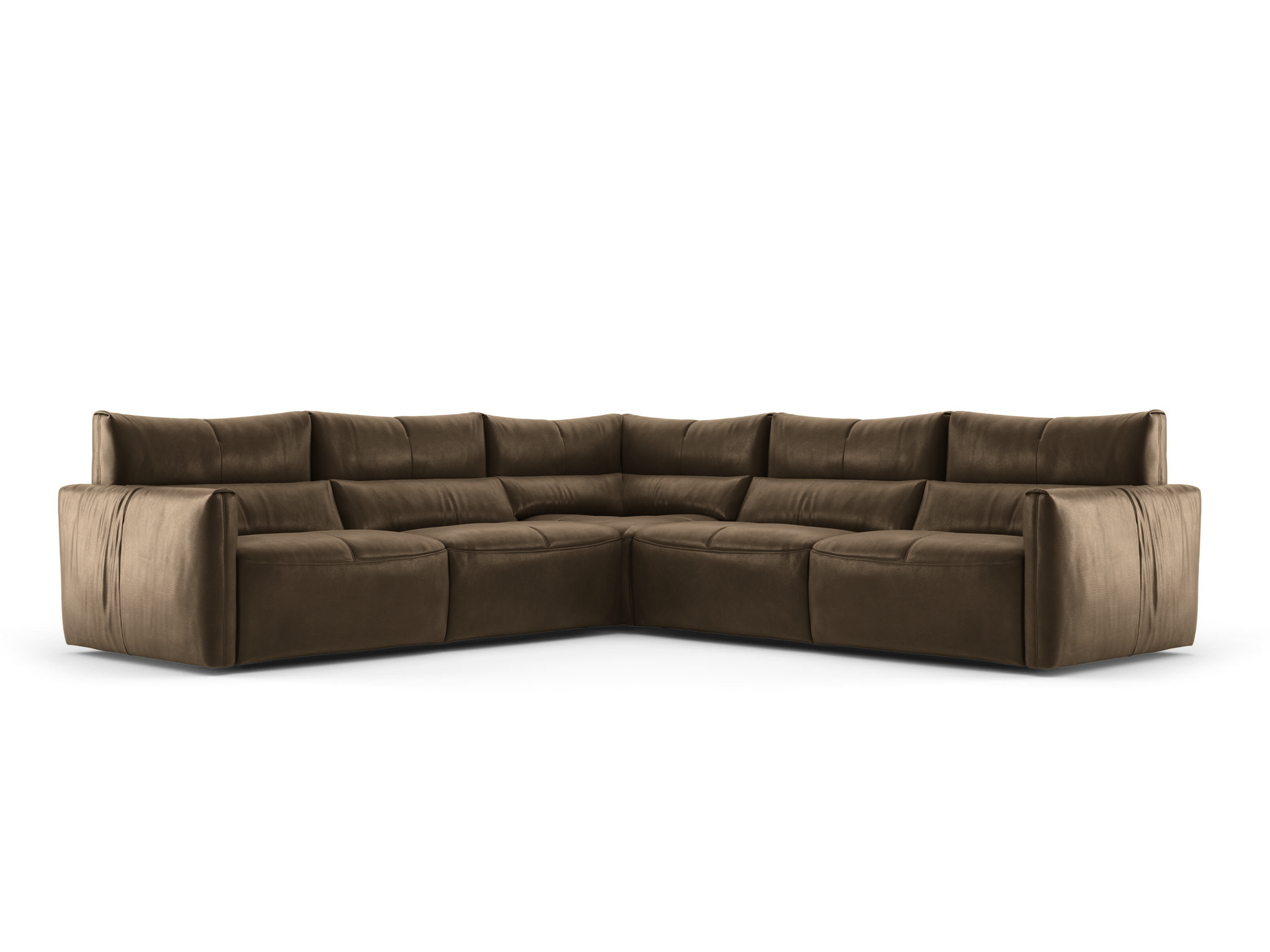 GALAXY Corner recliner leather sofa By Natuzzi Italia