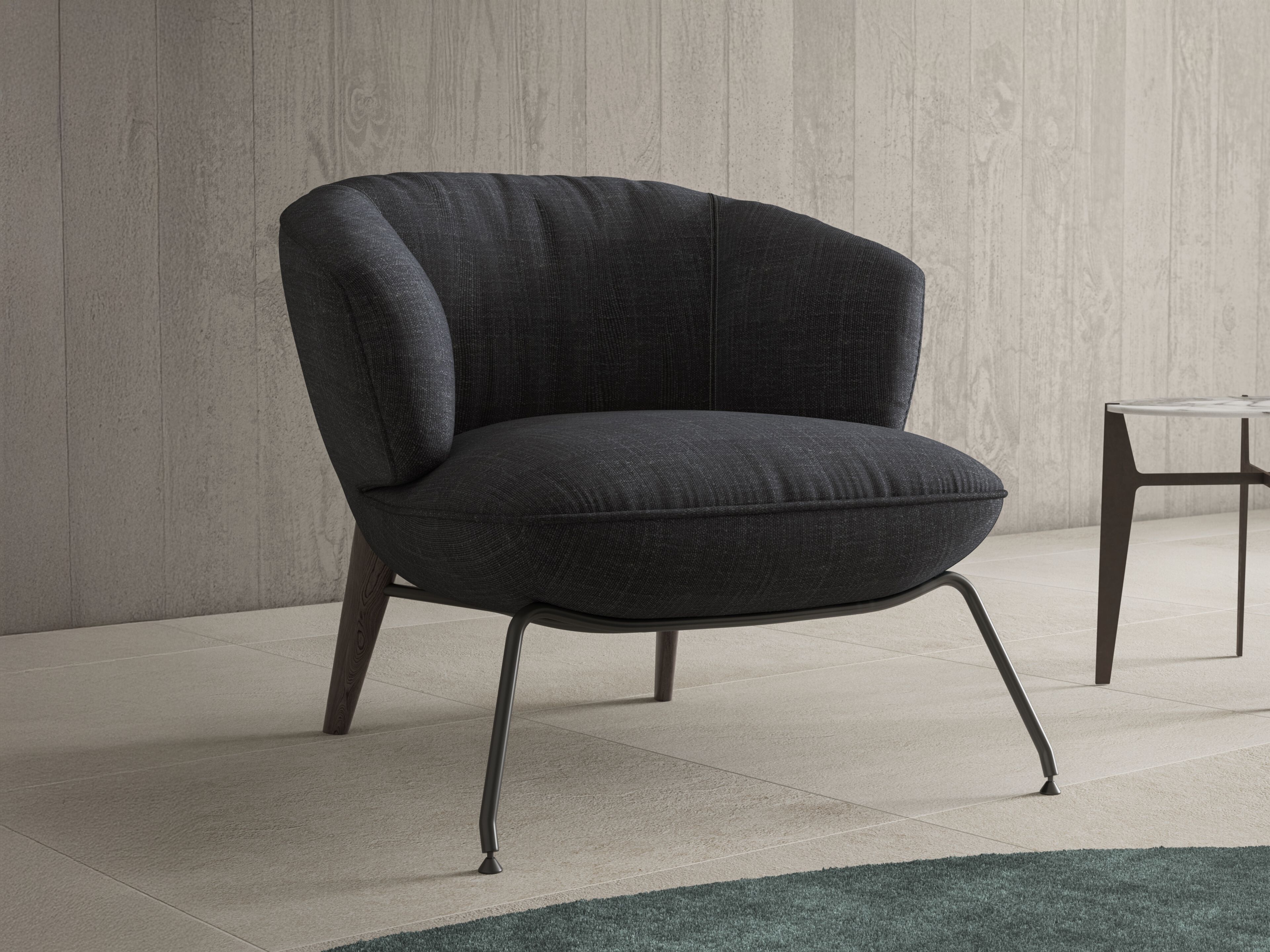PENELOPE Easy chair By Natuzzi Italia | design Mauro Lipparini