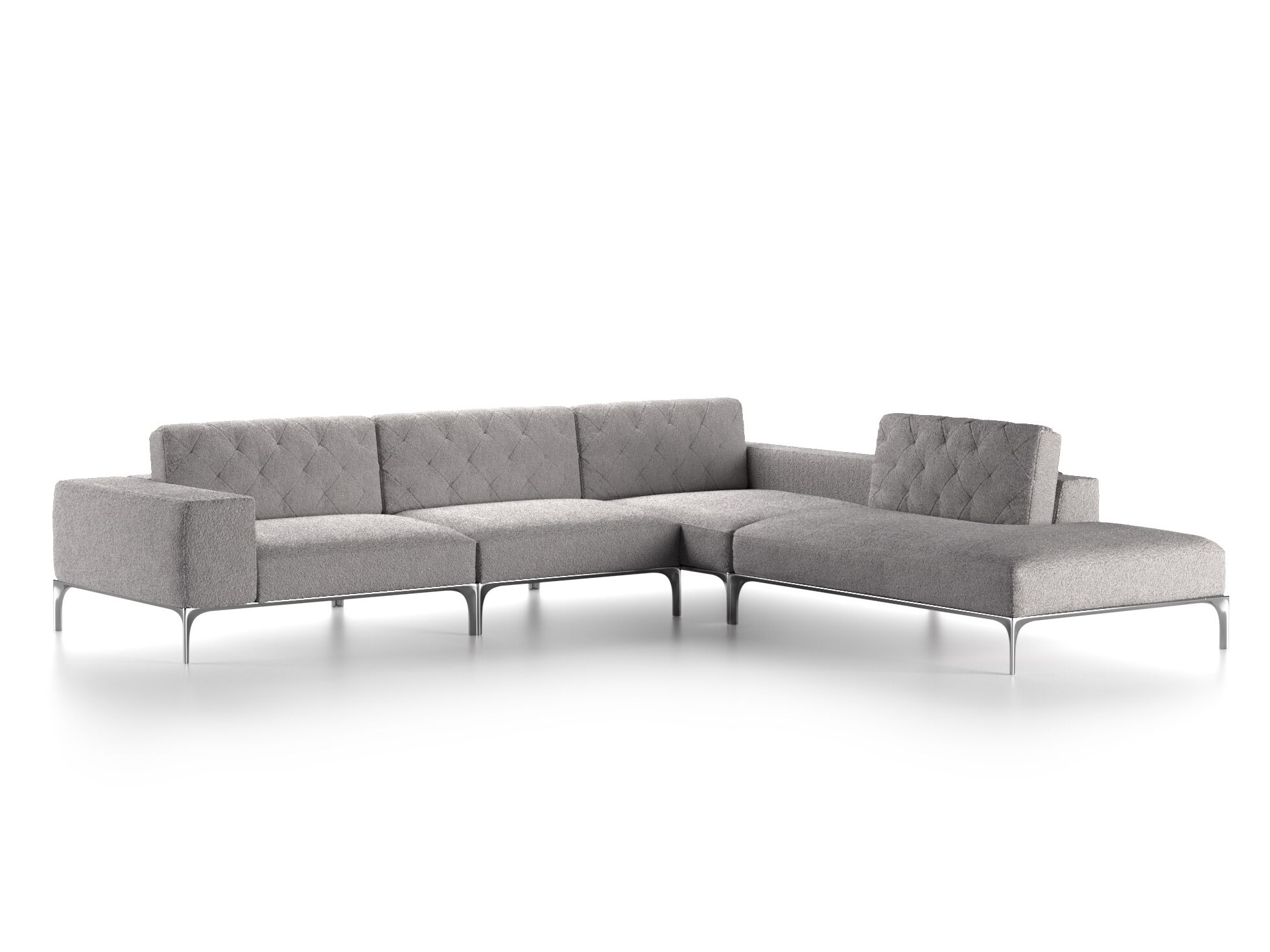 SKYLINE Corner fabric sofa By Natuzzi Italia | design Marcel Wanders