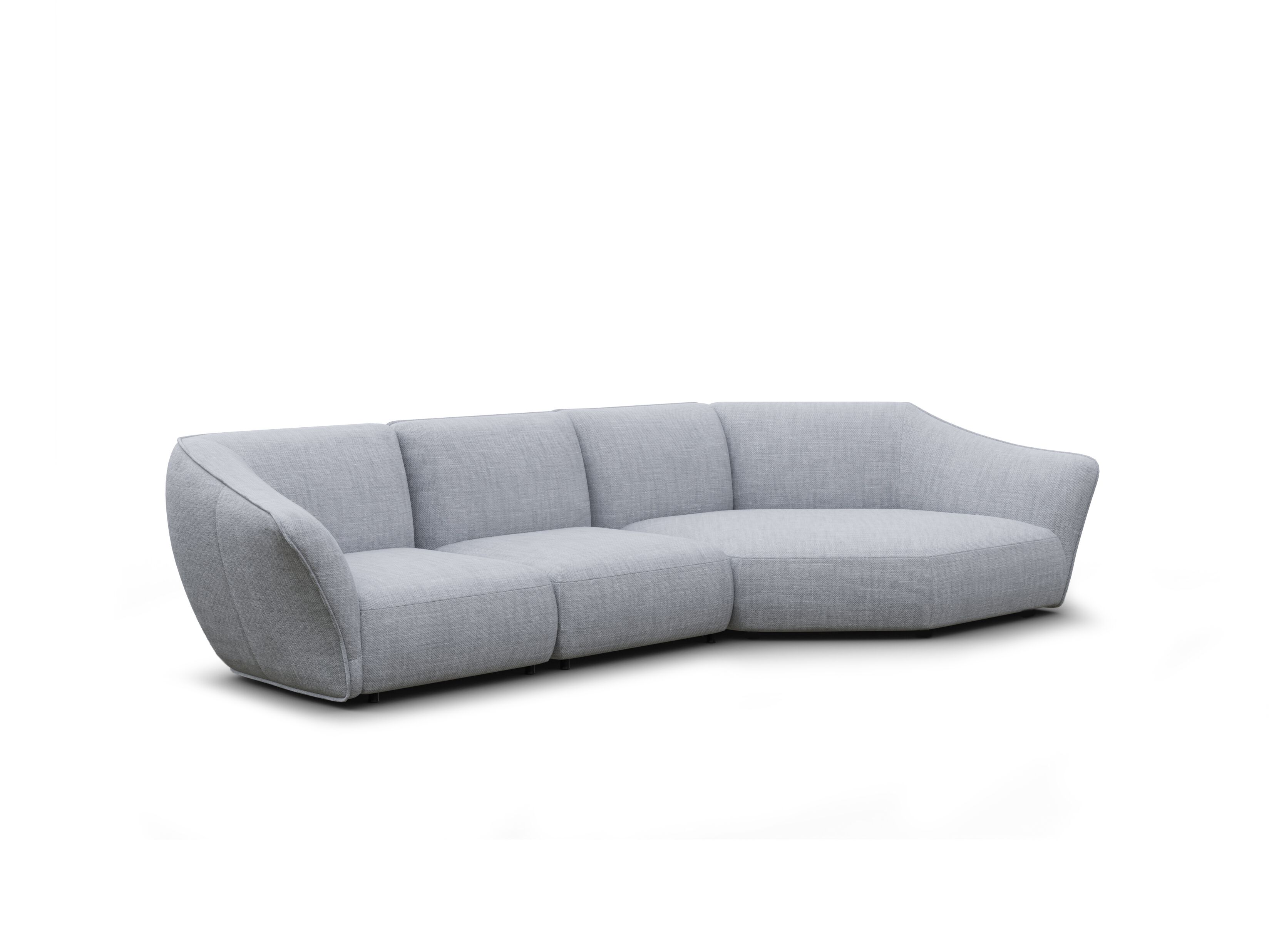 TIMELESS 3 seater fabric sofa By Natuzzi Italia | design Lorenza Bozzoli