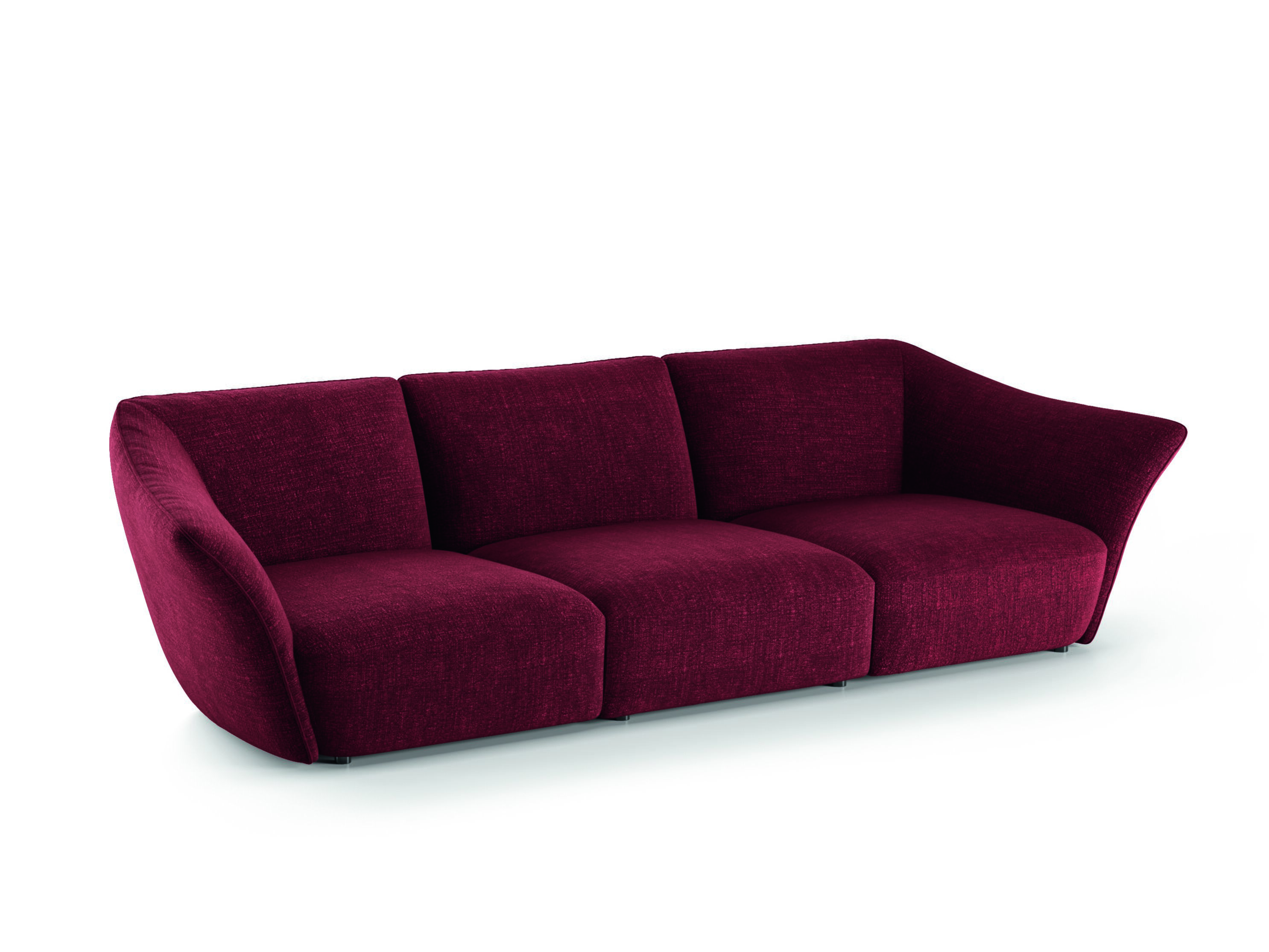TIMELESS 3 seater fabric sofa By Natuzzi Italia | design Lorenza Bozzoli