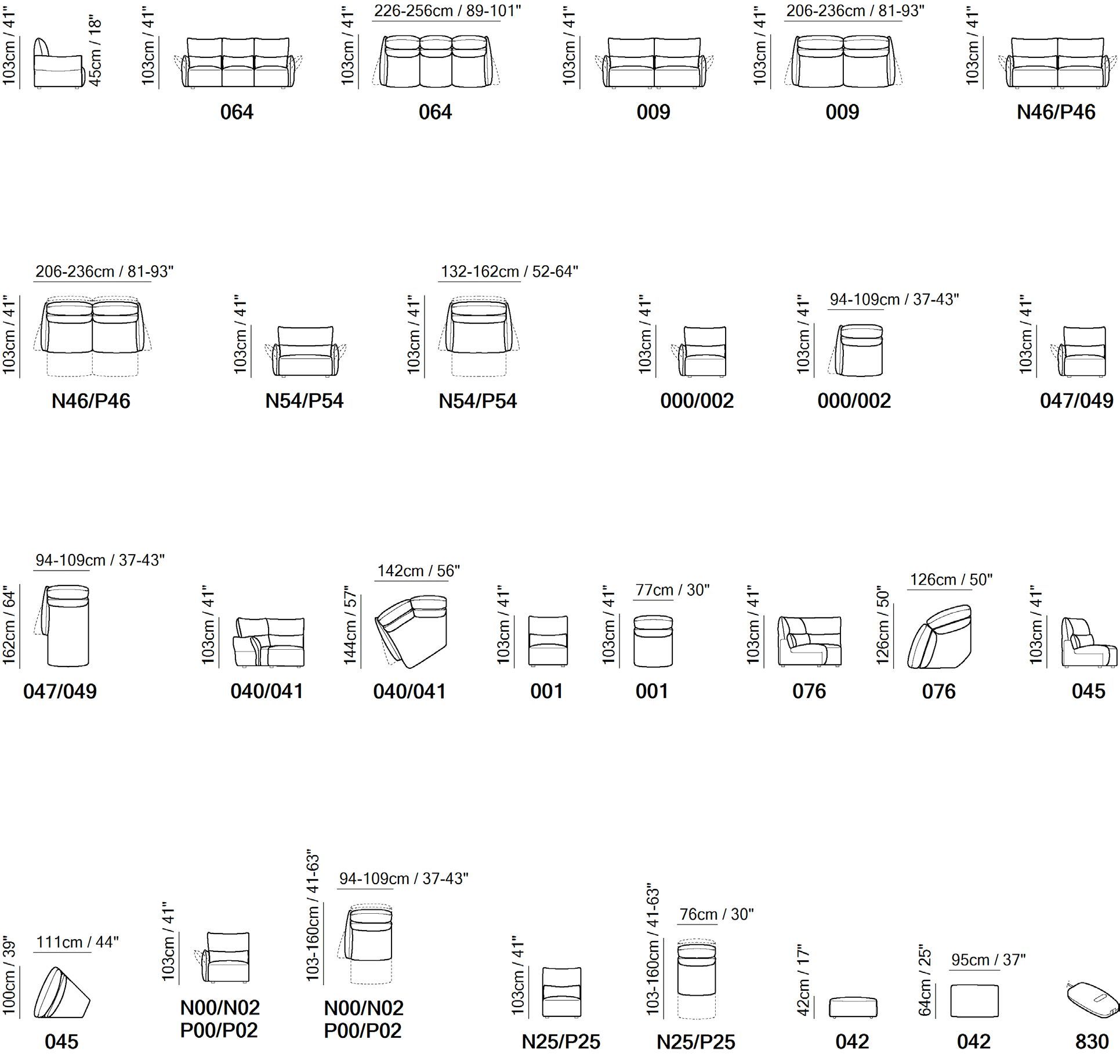 WELLBE 沙发 By Natuzzi Italia