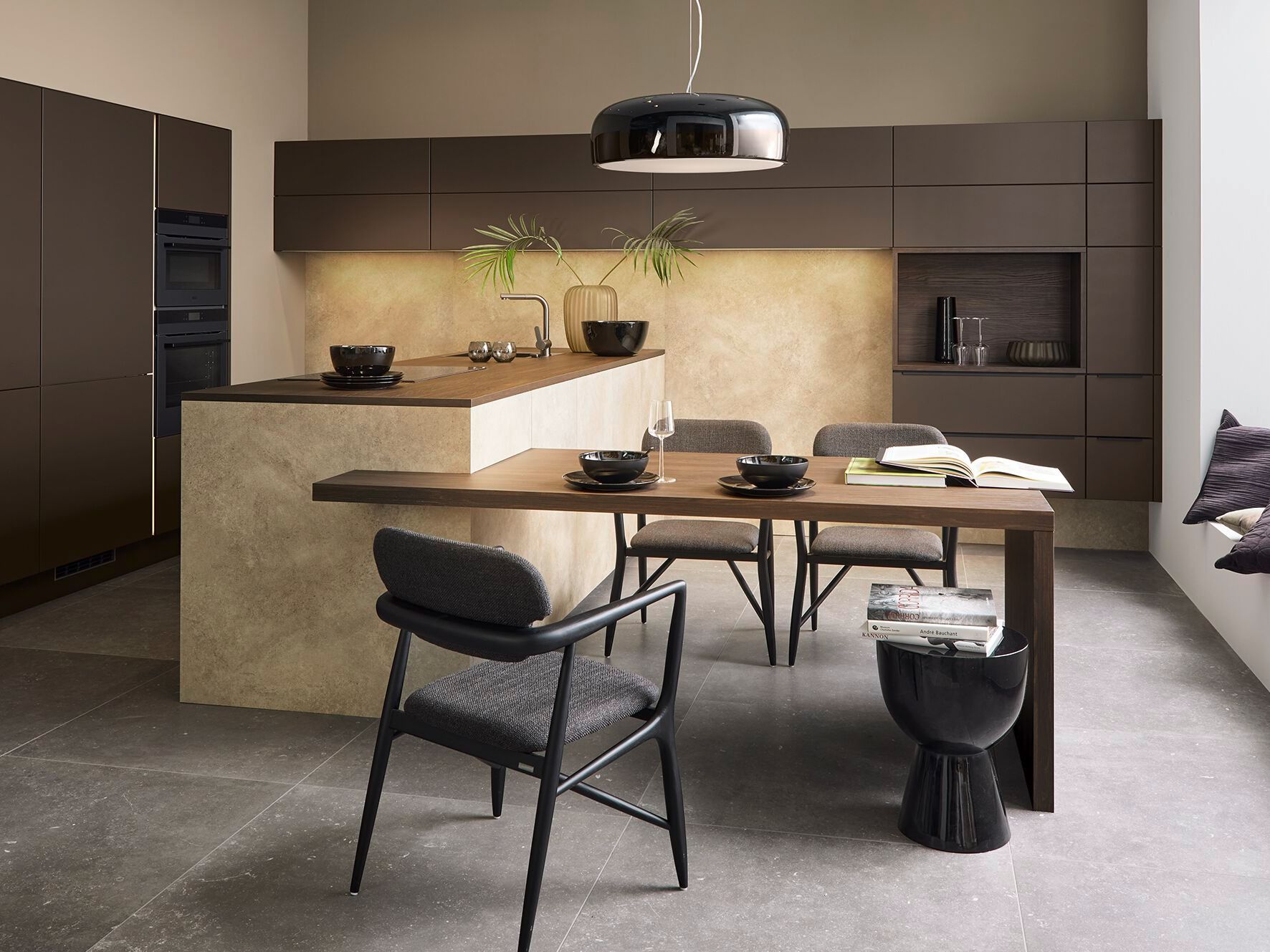 CANTERA SAND LIME CREAM / SOFT LACK SEPIA BROWN SOFT MAT Kitchen By ...