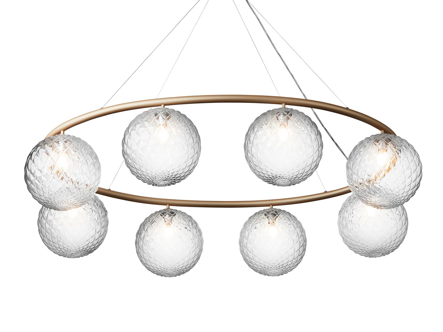 MIIRA 8 OVAL OPTIC Pendant lamp By Nuura