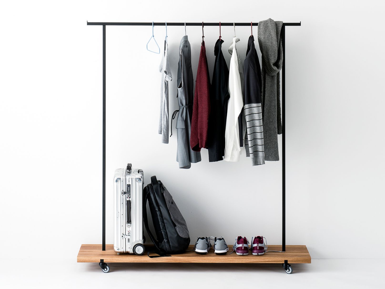 OAK CLOTHES RACK #01 Coat rack By Weld & co
