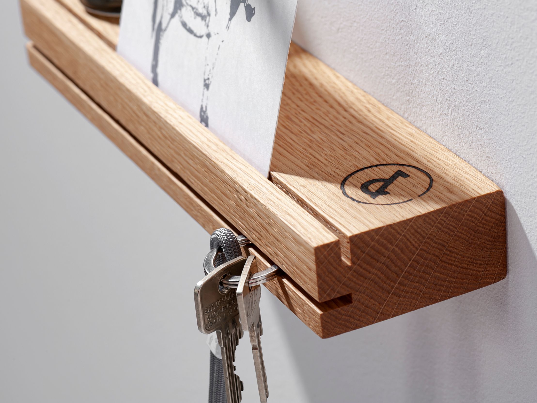 Oak key holder OAK KEY HOLDER #01 By weld & co