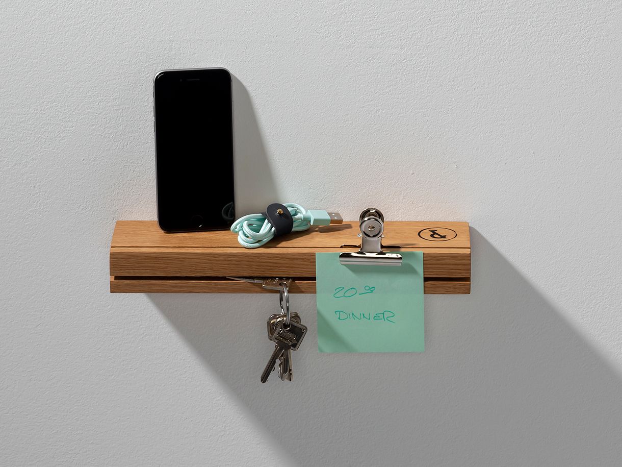 Oak key holder OAK KEY HOLDER #01 By weld & co