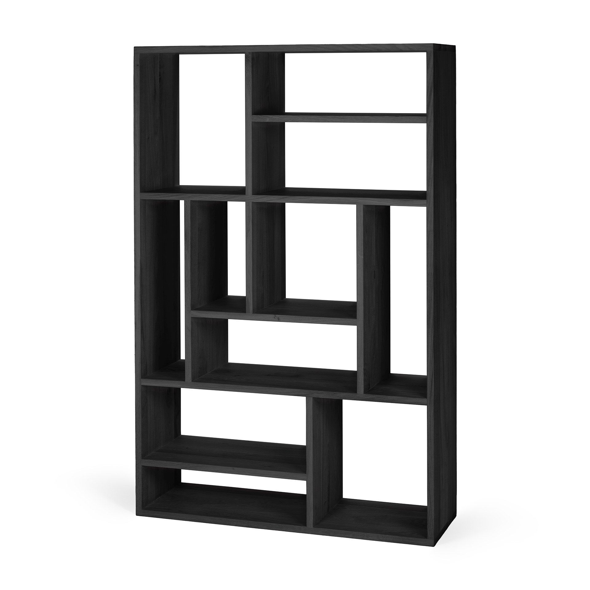OAK M SMALL Open solid wood bookcase By Ethnicraft | design Alain Van Havre