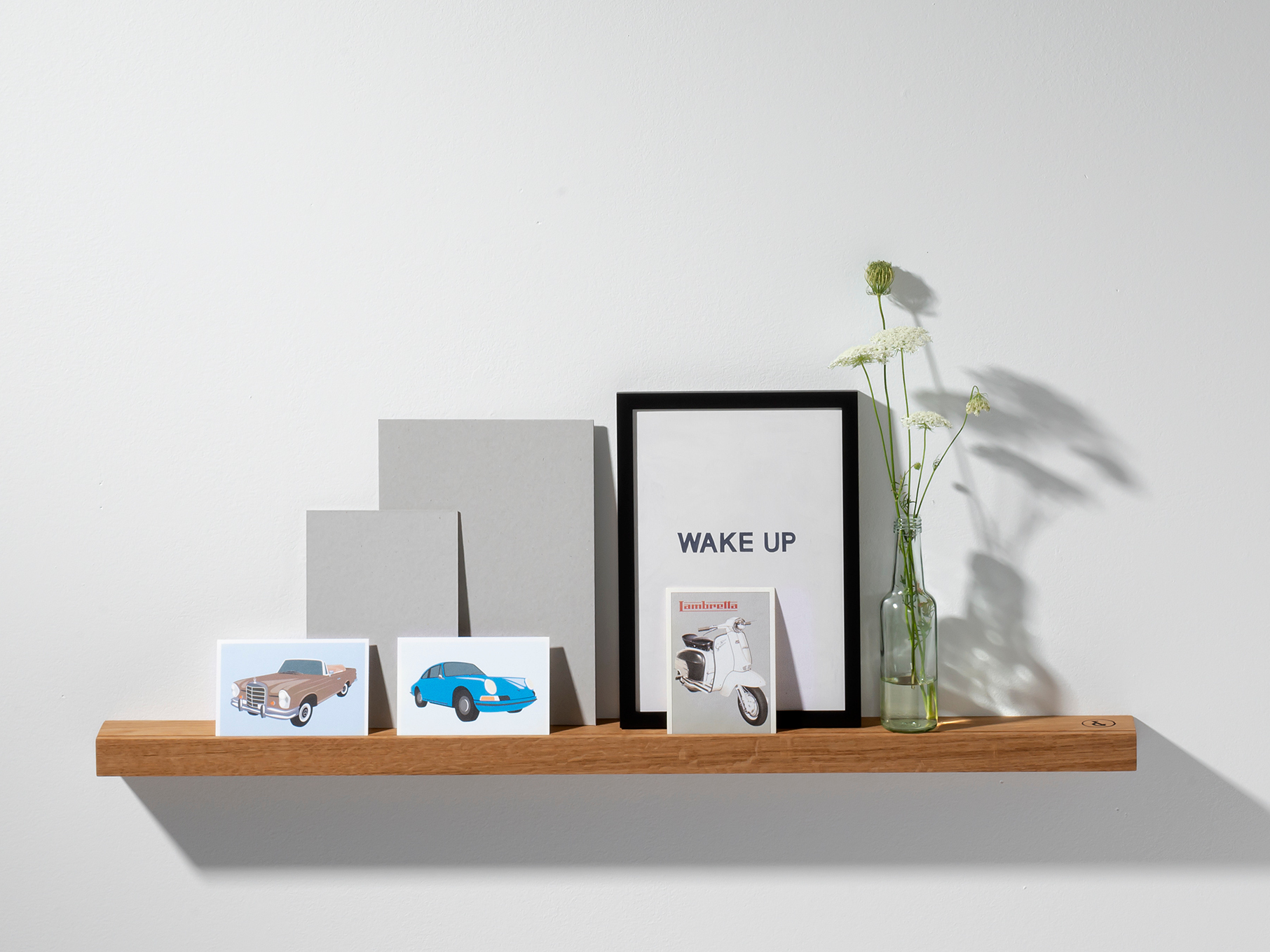 Estante de roble OAK PICTURE LEDGE #02 By weld & co