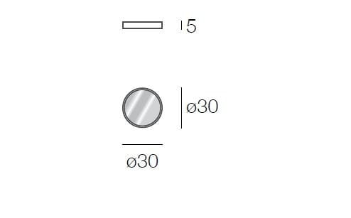 OBLO' mirror By Pacini & Cappellini