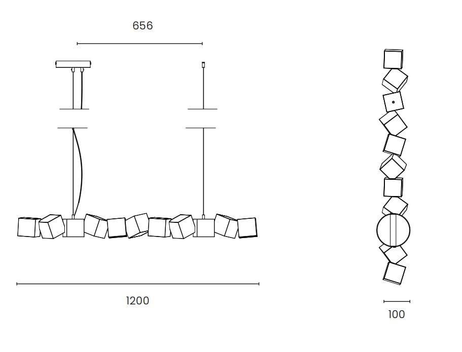BLOCKCHAIN SYSTEM LED steel pendant lamp By OBLURE | design Markus ...