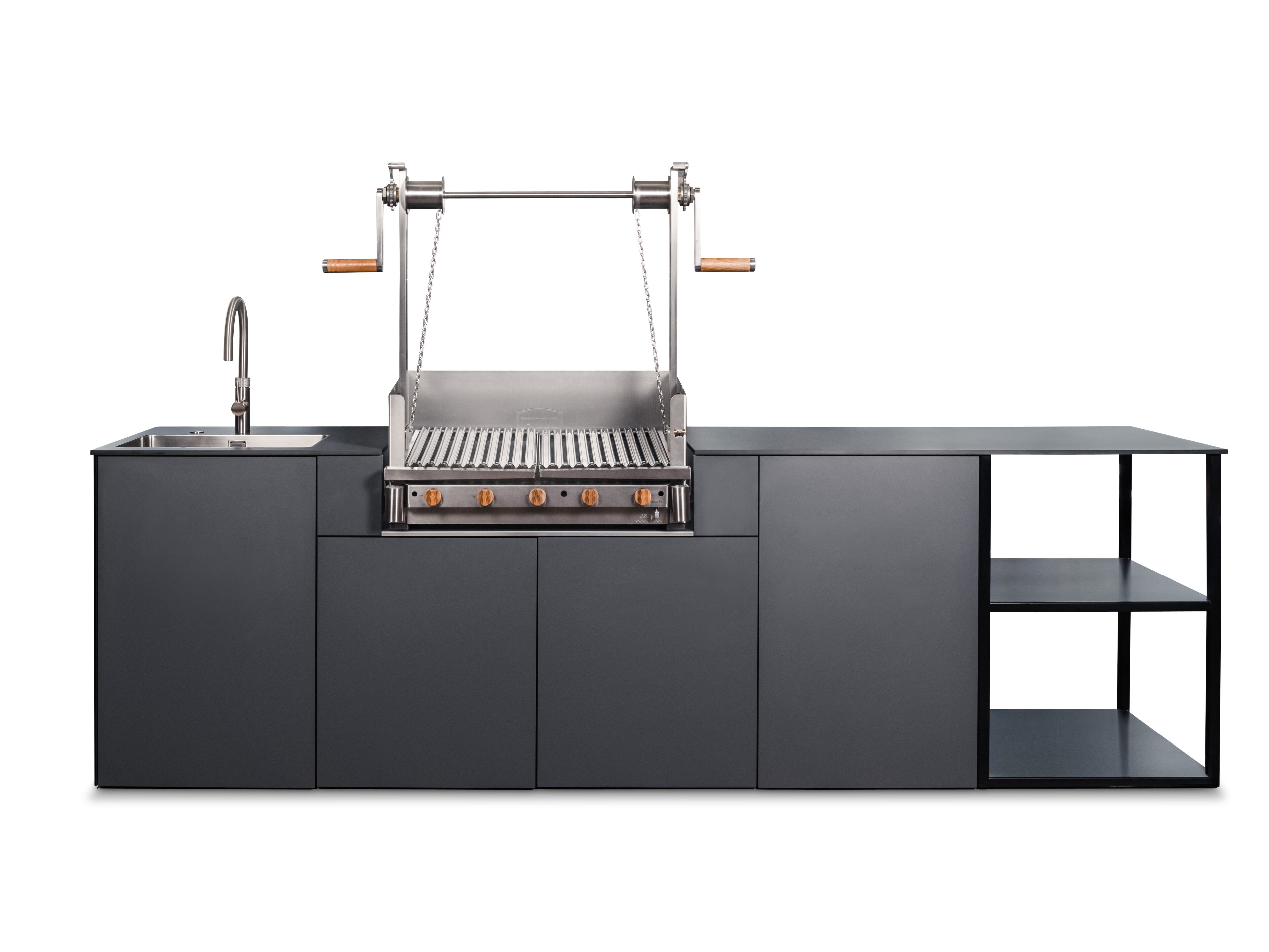 INFINITY 3190 - HPL Gray - Shelf - Azado - Quooker 户外厨房 By OCQ