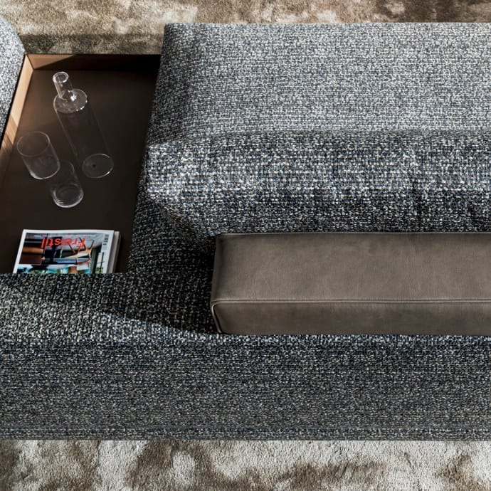 OCTAVE Sectional fabric sofa By Molteni & C. | design Vincent Van Duysen